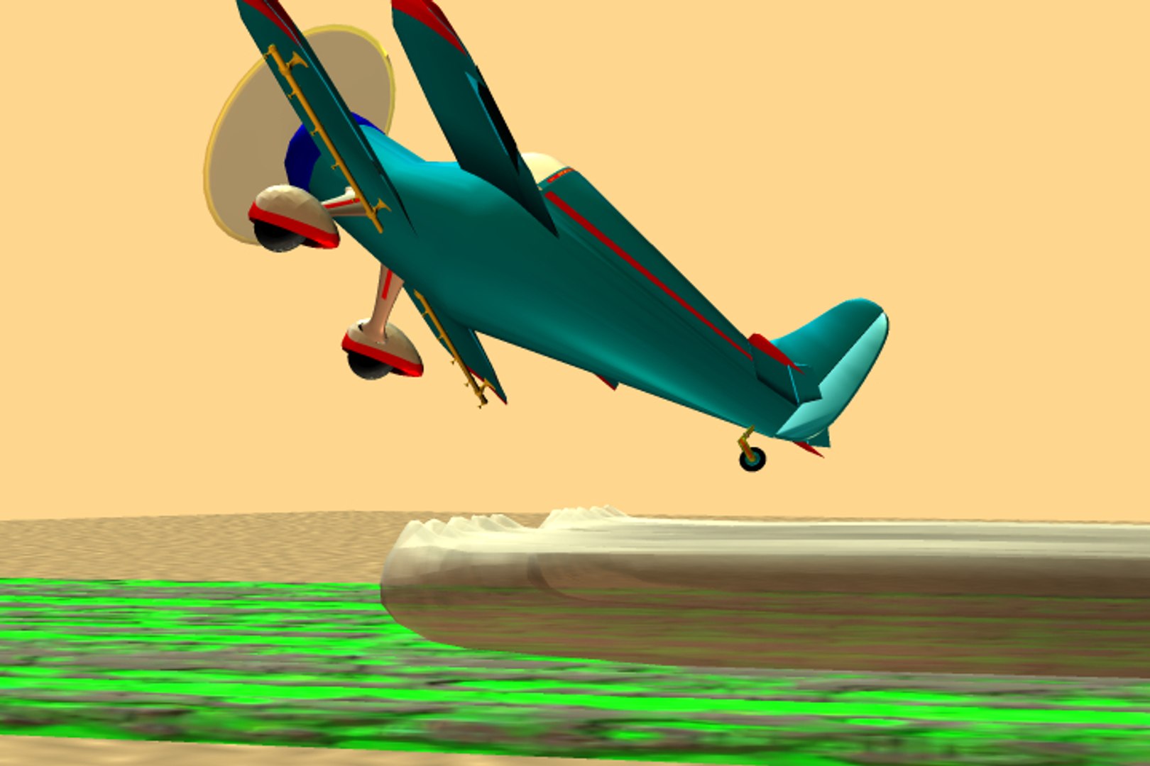 3d Model Spray Unit Crop Duster