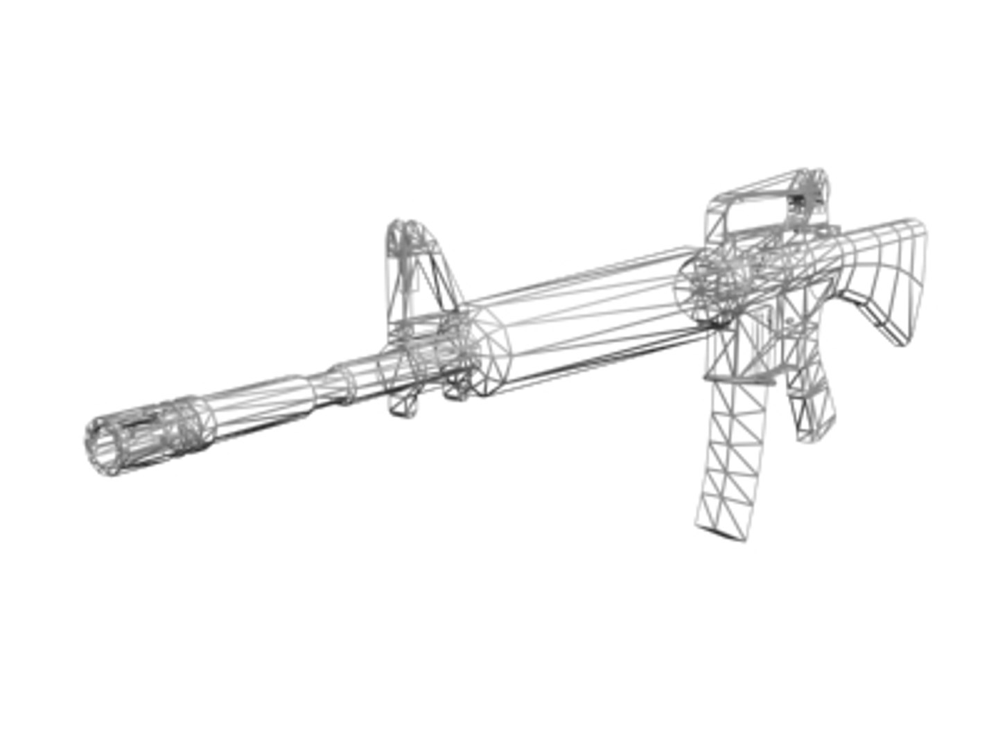 M16 Assault Rifle 3d Model