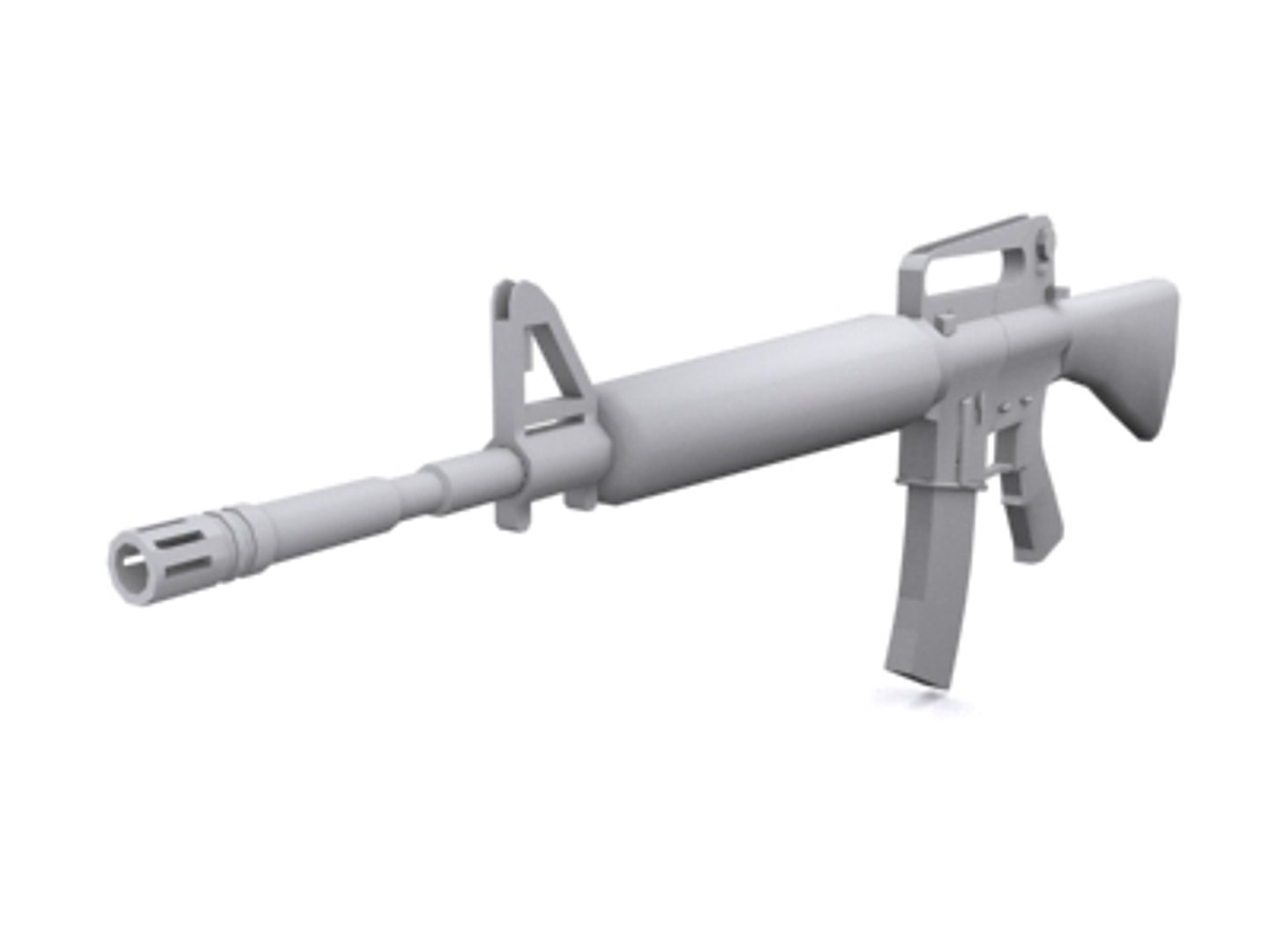 M16 Assault Rifle 3d Model