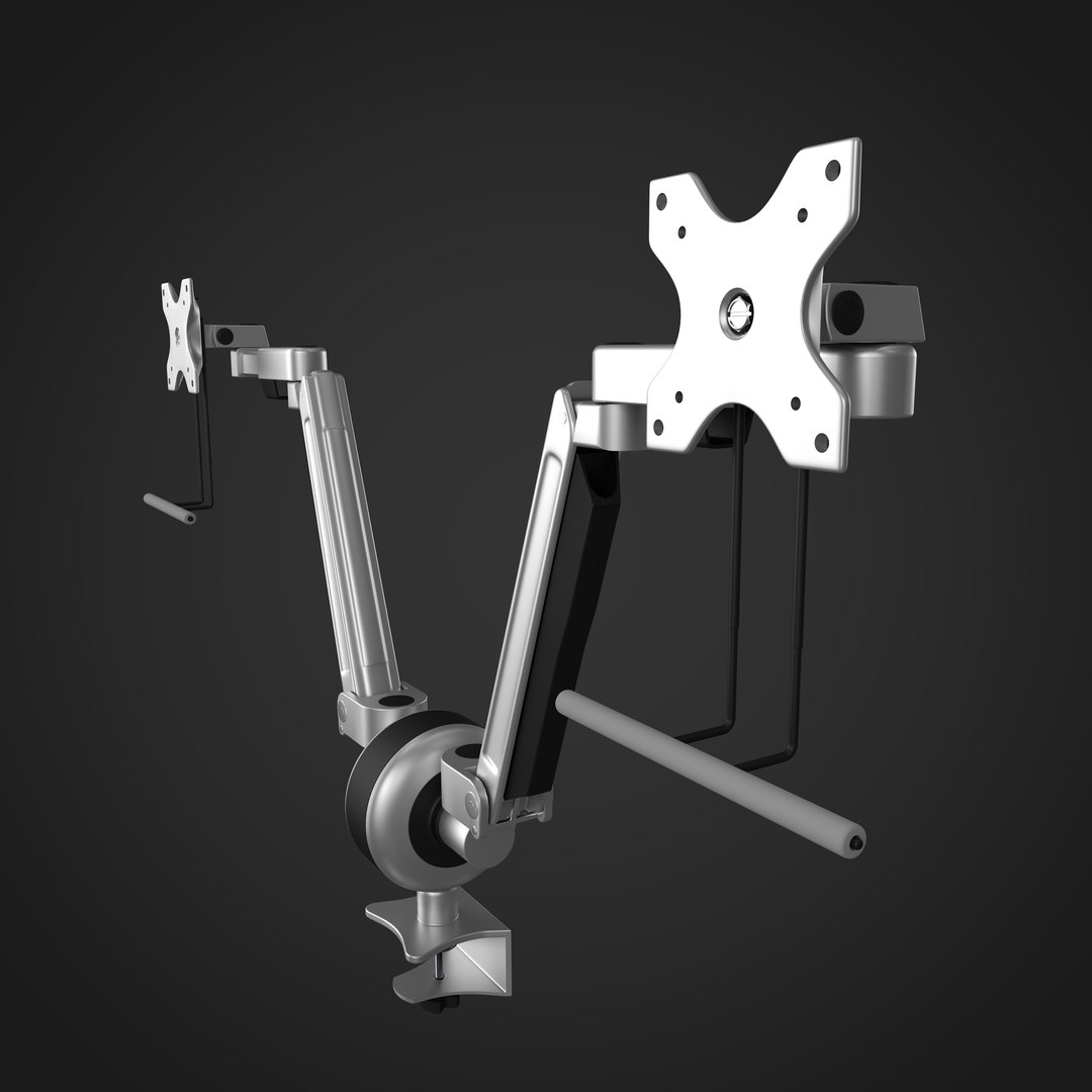 3D Monitor Arms - TurboSquid 1652867