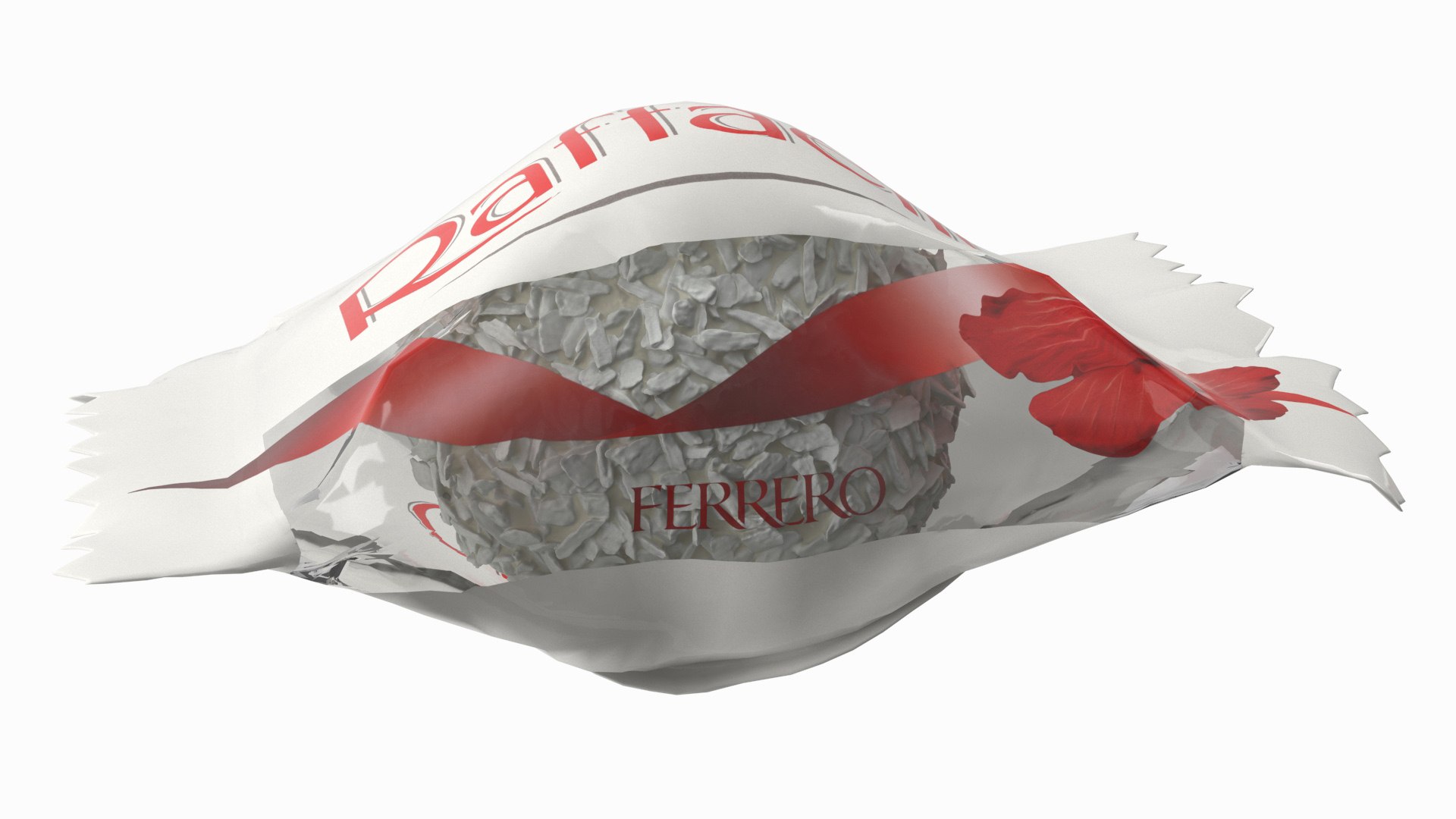 Ferrero Raffaello Candy In Wrapper 3D Model - TurboSquid 2202990