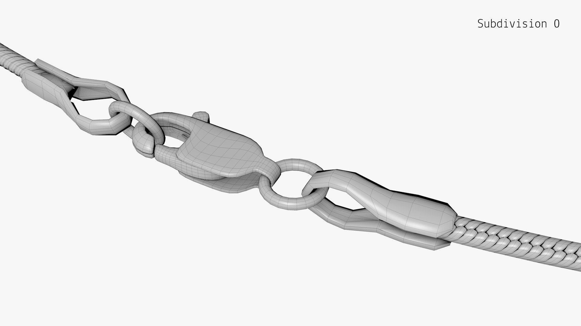 3D Model Chain Necklace NL010-1.0 - TurboSquid 1733799