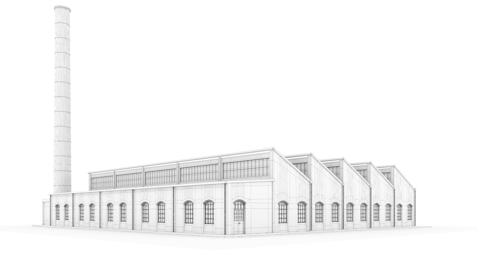 Factory building collection 3D model - TurboSquid 2035149