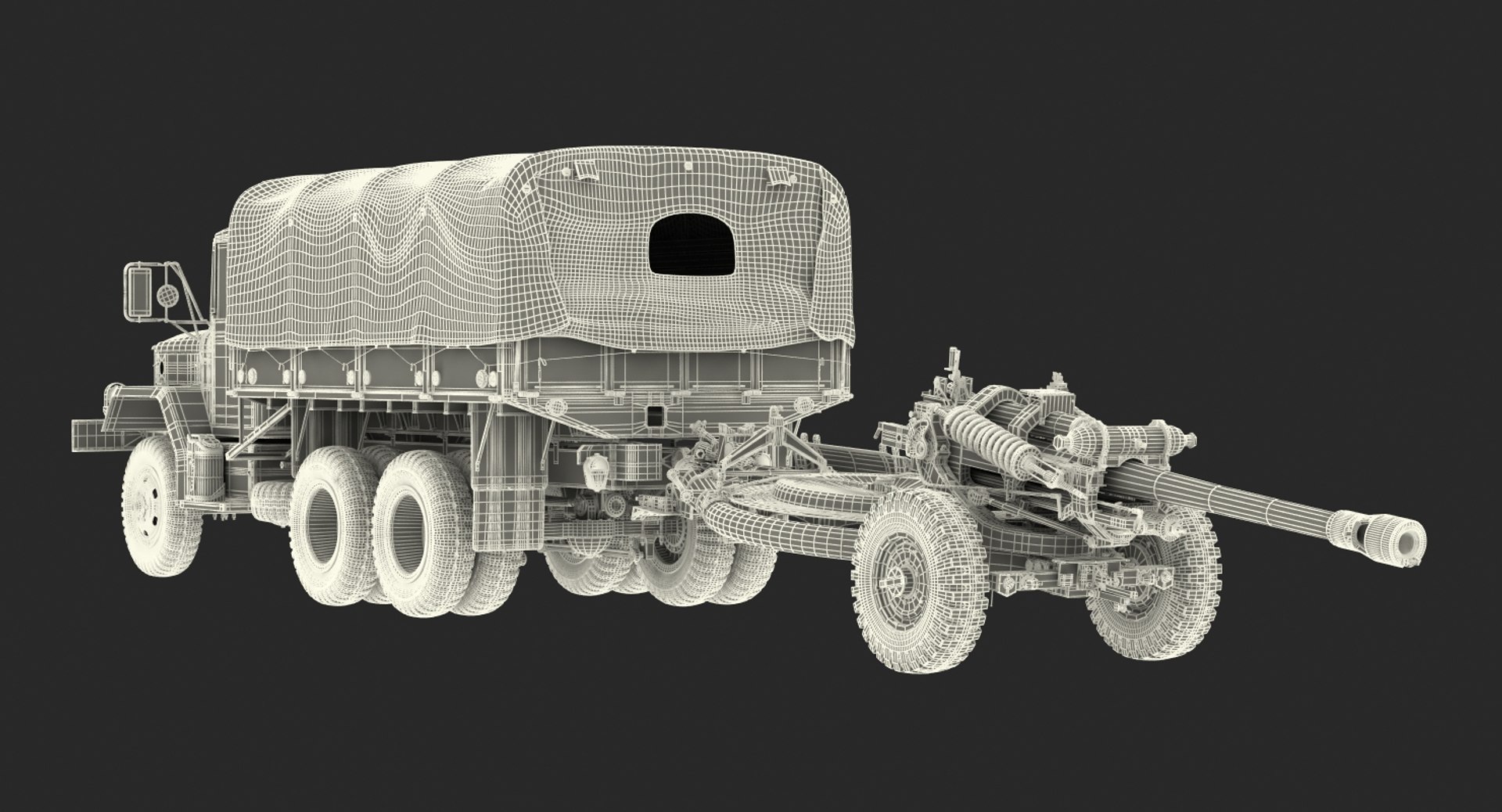 Military Truck M35a2 Field Model - TurboSquid 1246547