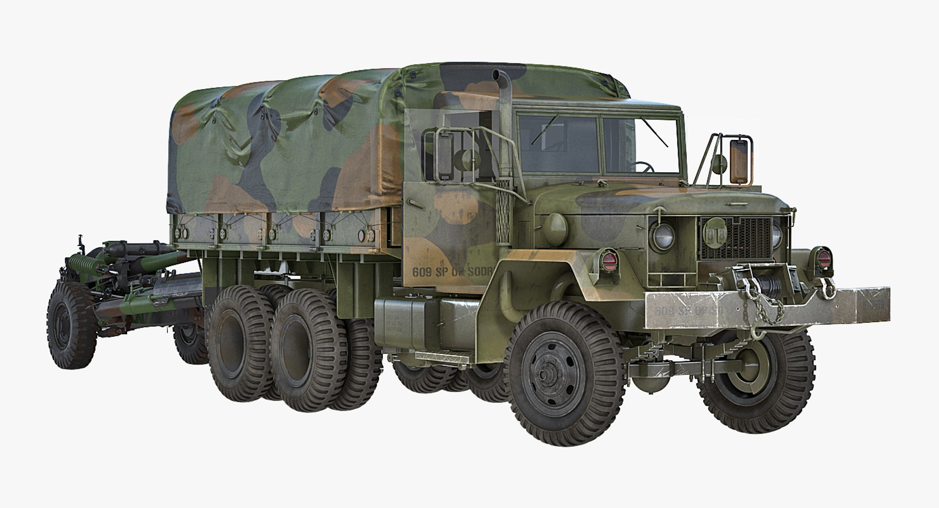 Military truck m35a2 field model - TurboSquid 1246547