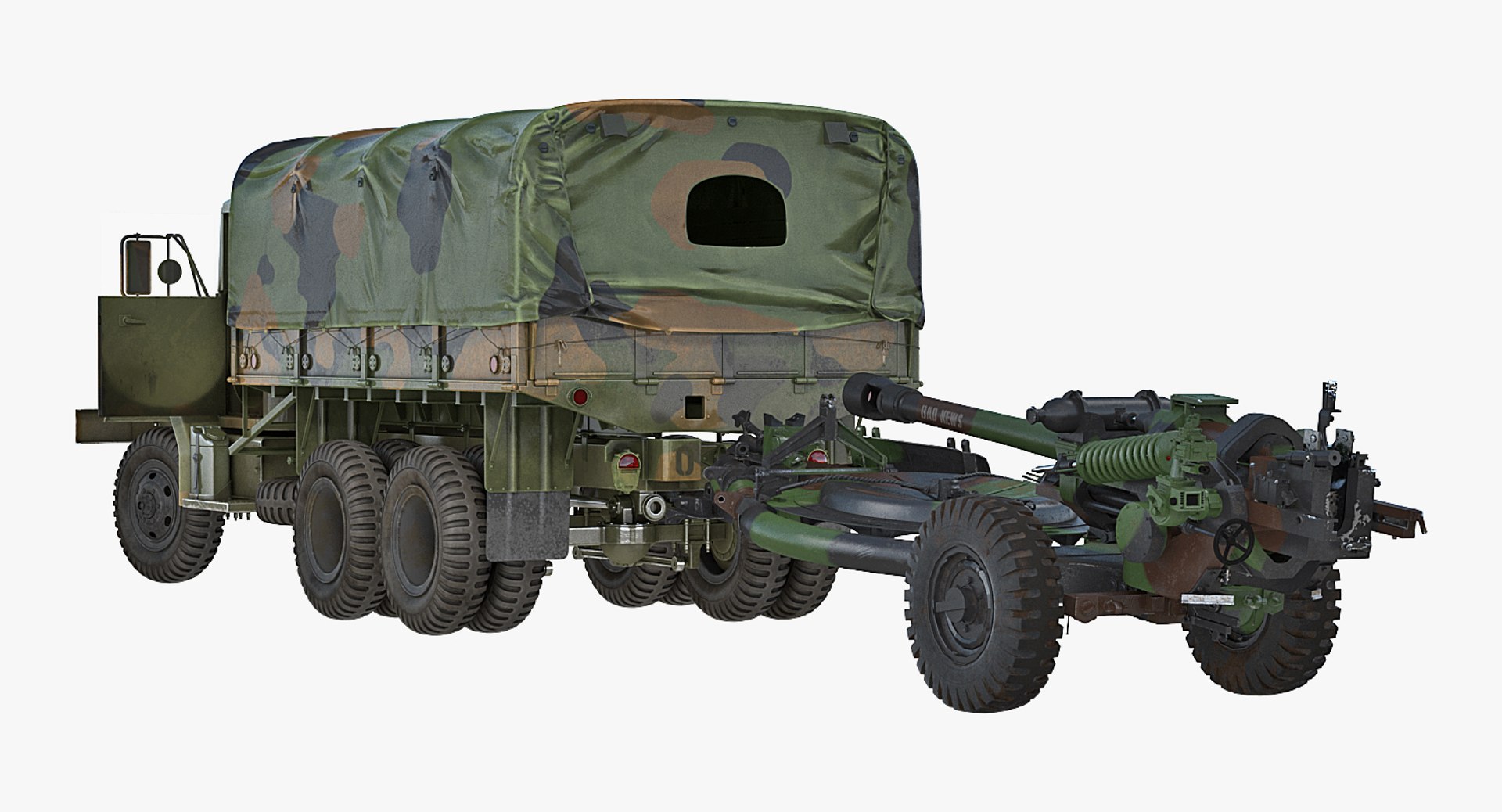 Military truck m35a2 field model - TurboSquid 1246547