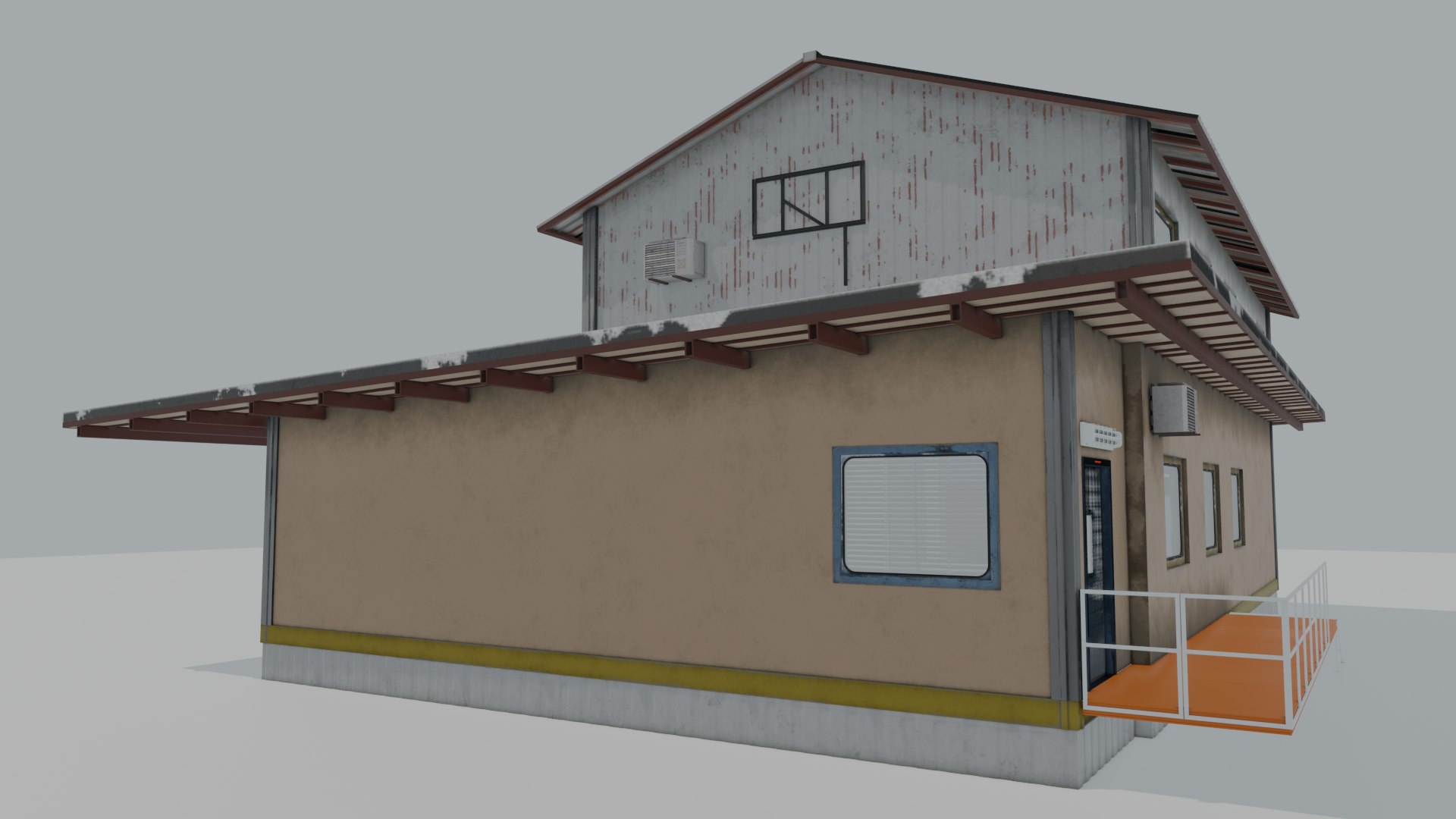 Small Futuristic House Model - TurboSquid 2324000