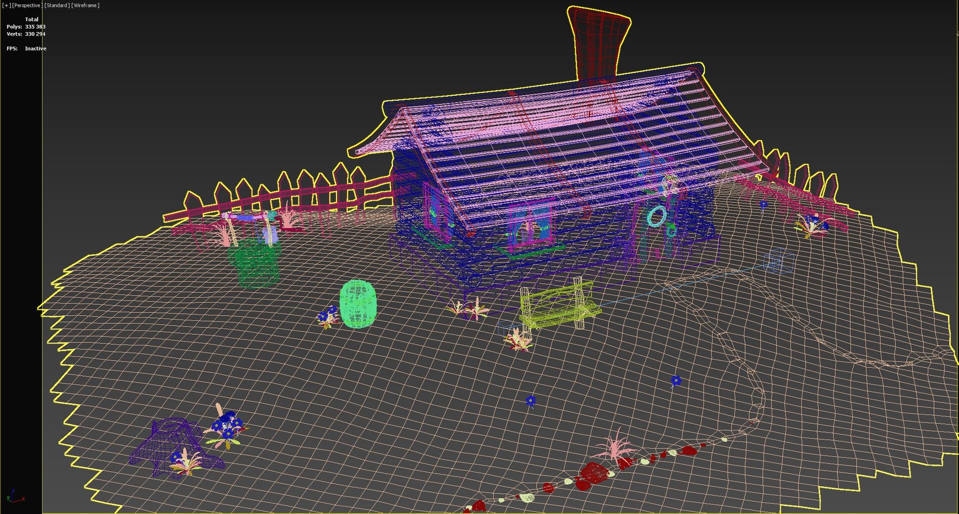 Fairy House 3D Model - TurboSquid 2108283