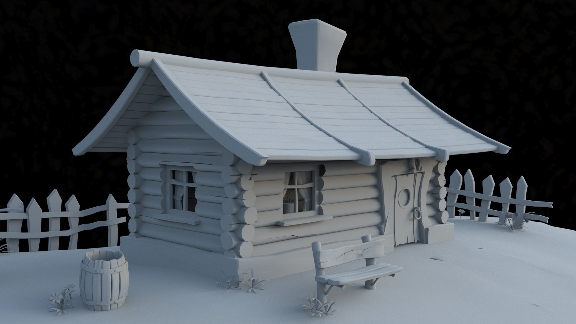 Fairy House 3D Model - TurboSquid 2108283