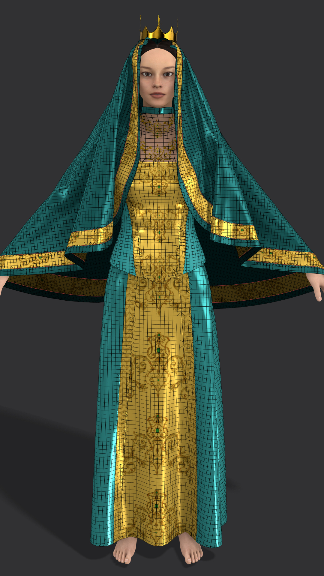 3D Sultan Dress - TurboSquid 1866409