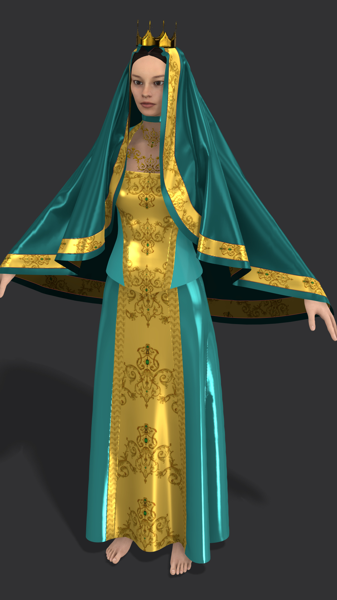 3D Sultan Dress - TurboSquid 1866409