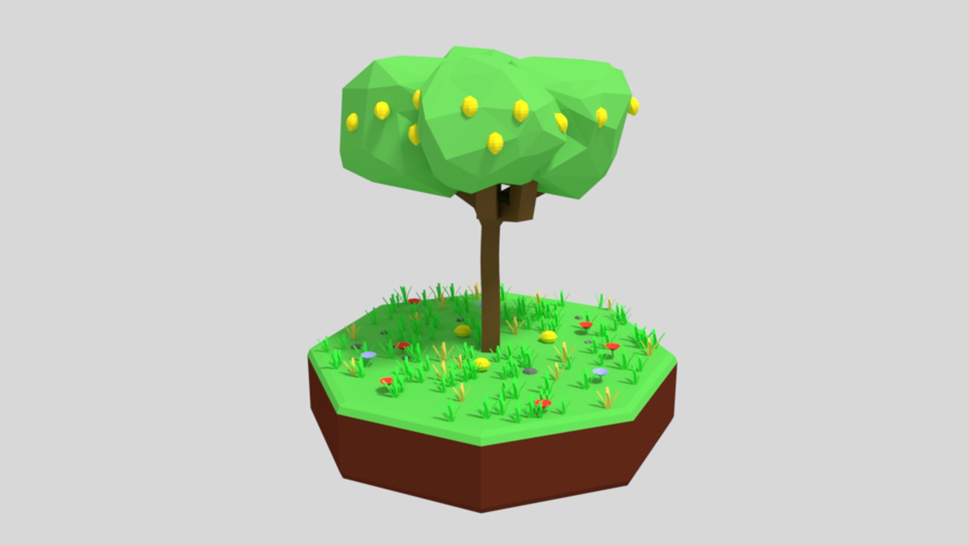 3D Lemon Tree - TurboSquid 1545096