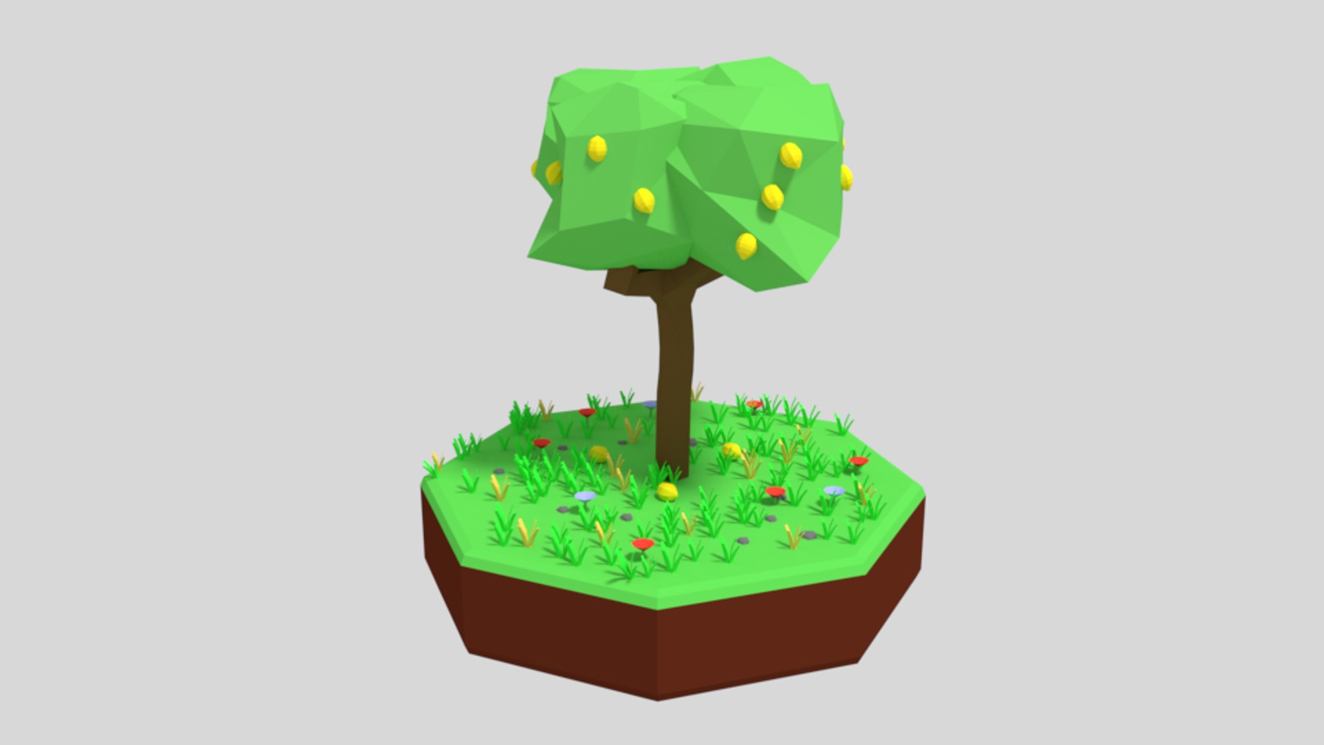 3D Lemon Tree - TurboSquid 1545096