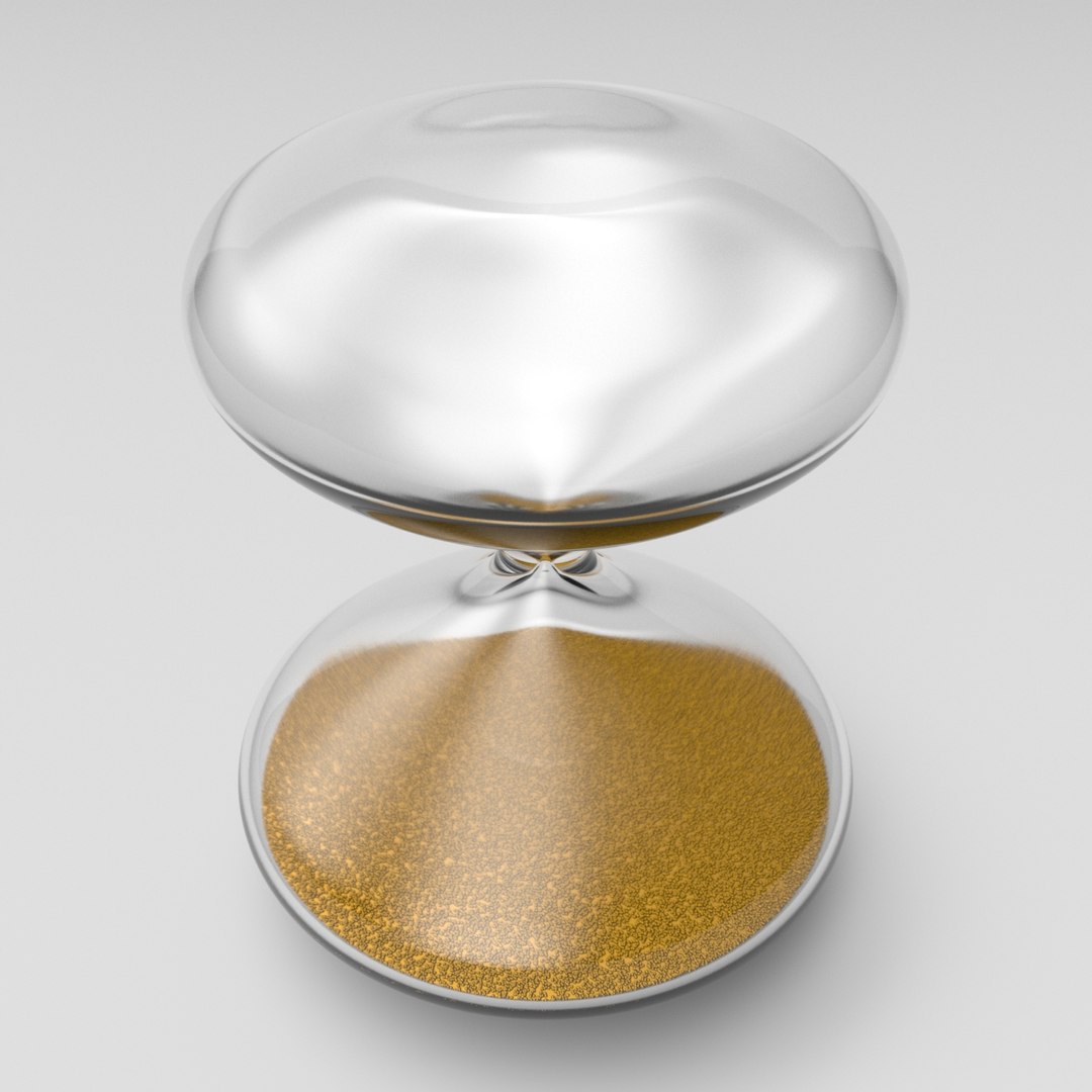 3D Glass Hourglass Hour Model - TurboSquid 1644278