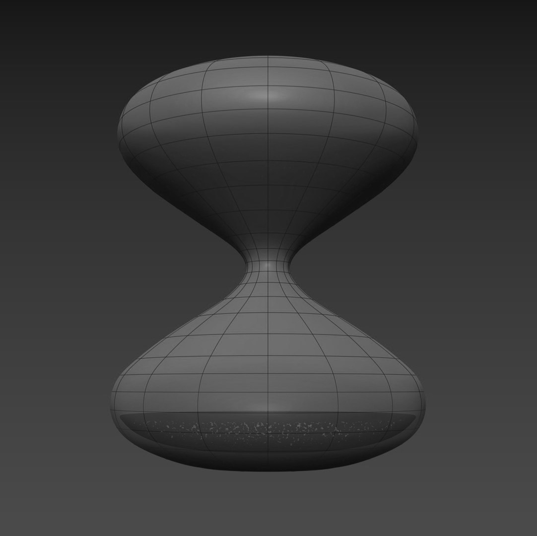 3D Glass Hourglass Hour Model - TurboSquid 1644278