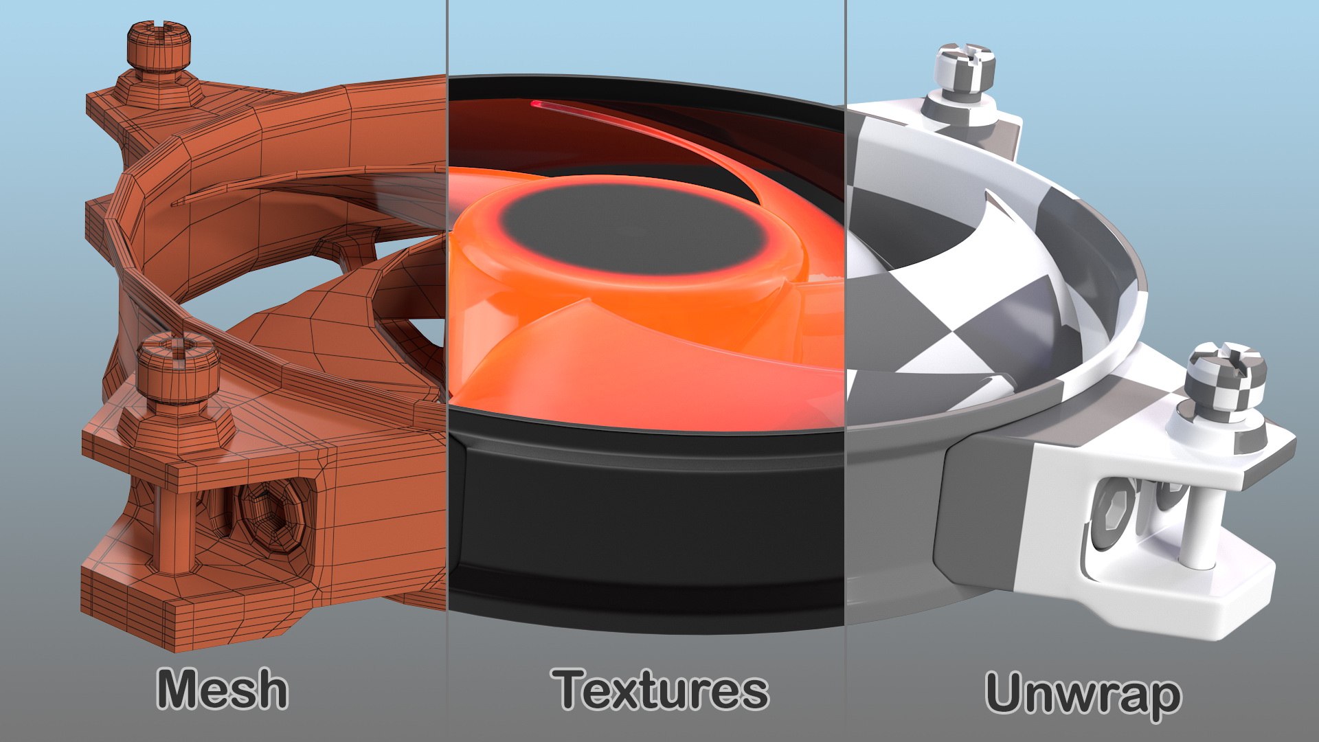 120mm Case Rgb Fan 3D Model - TurboSquid 1496561