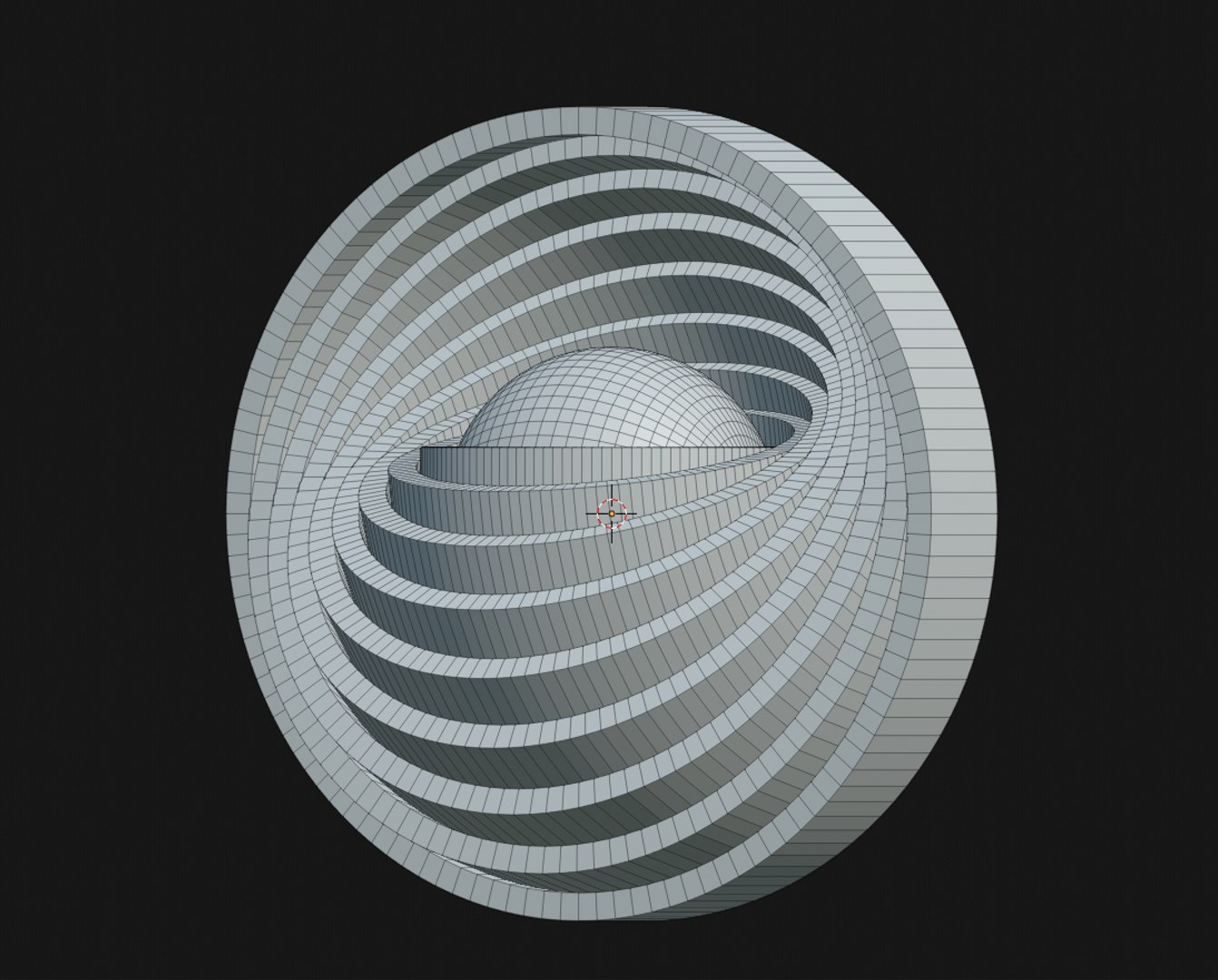 Sphere Rotated Concentric Rings 3D Model - TurboSquid 1567539