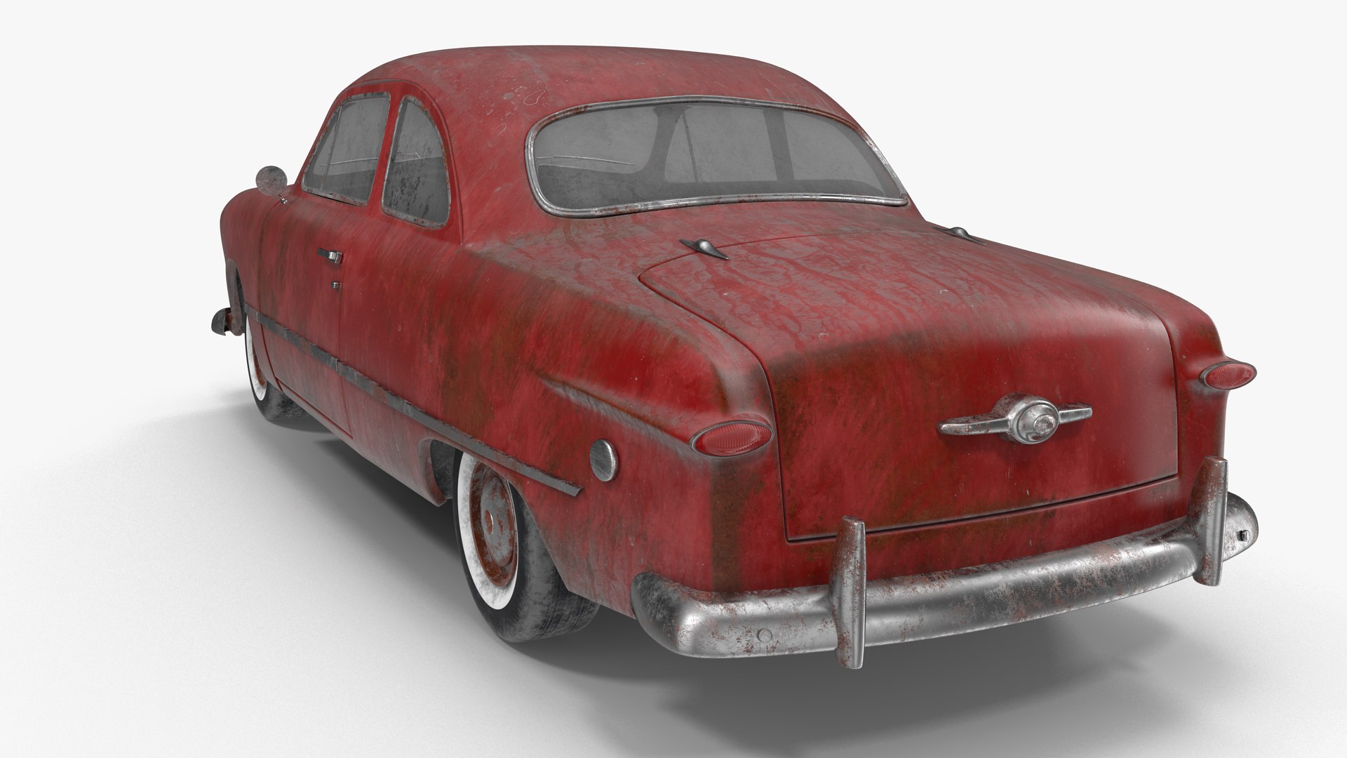 3D Rusty Club Coupe - TurboSquid 1502587