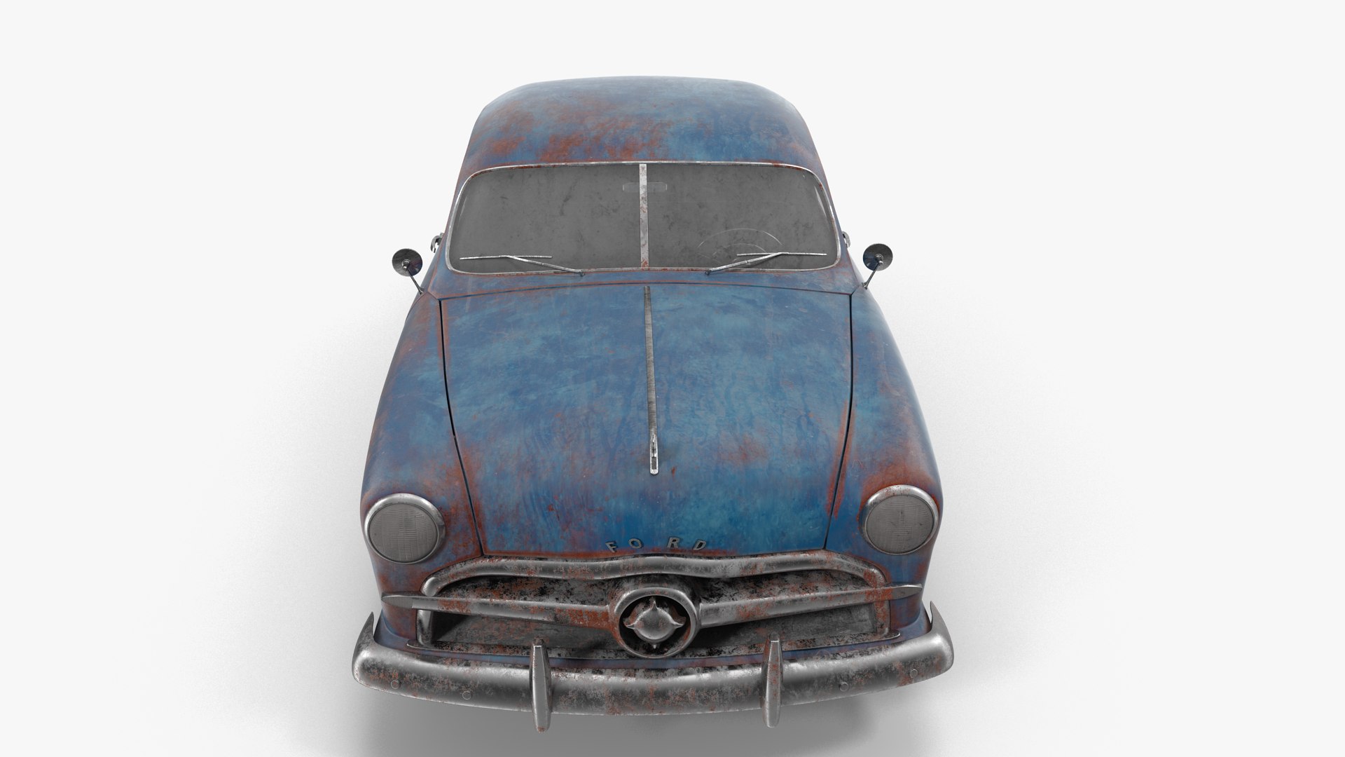 3D Rusty Club Coupe - TurboSquid 1502587