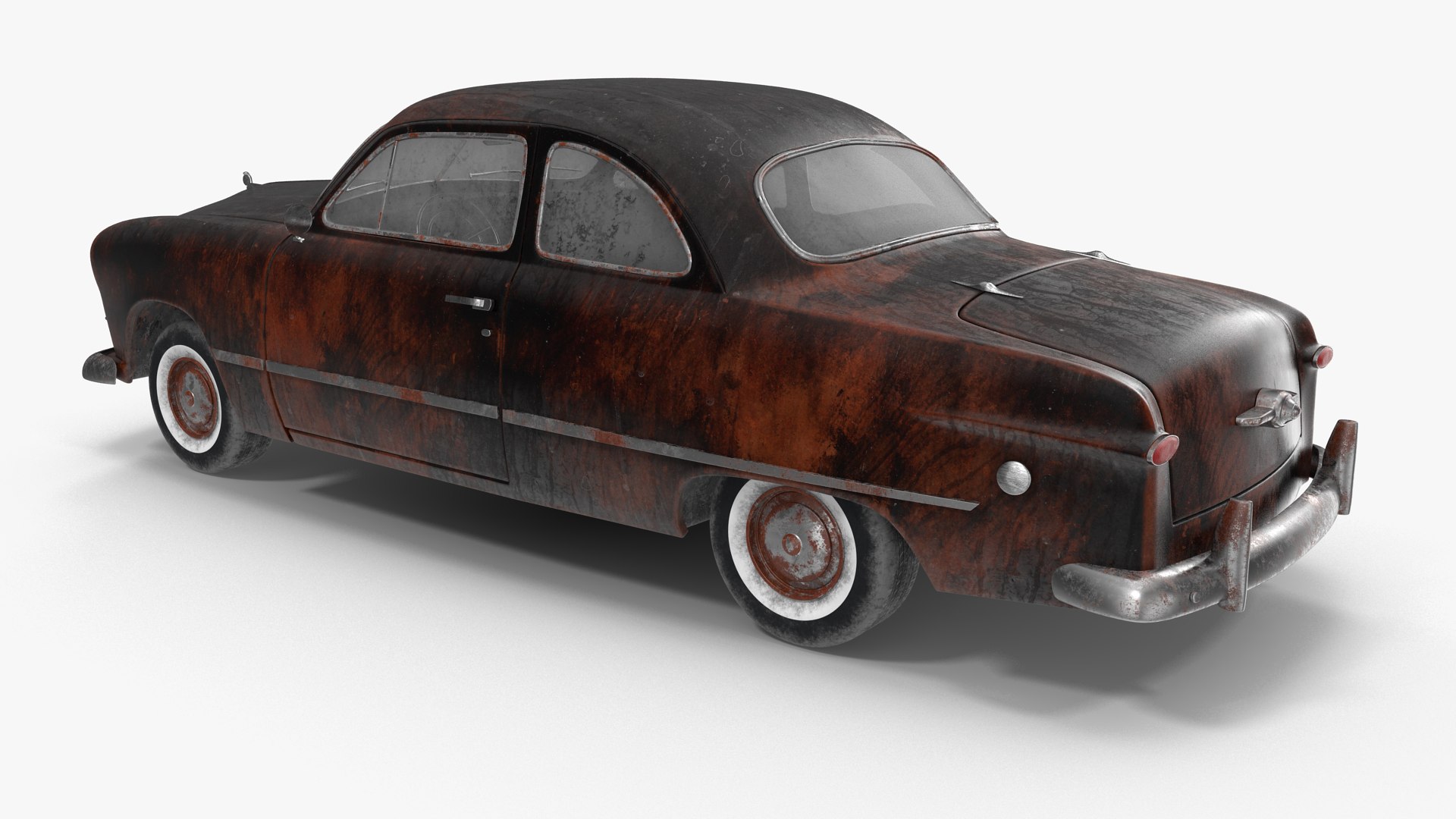 3D Rusty Club Coupe - TurboSquid 1502587