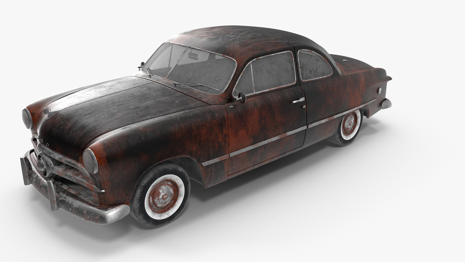 3D Rusty Club Coupe - TurboSquid 1502587