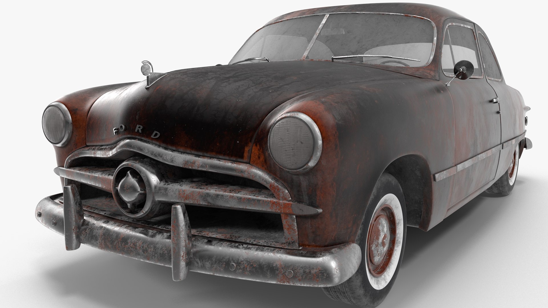 3D Rusty Club Coupe - TurboSquid 1502587