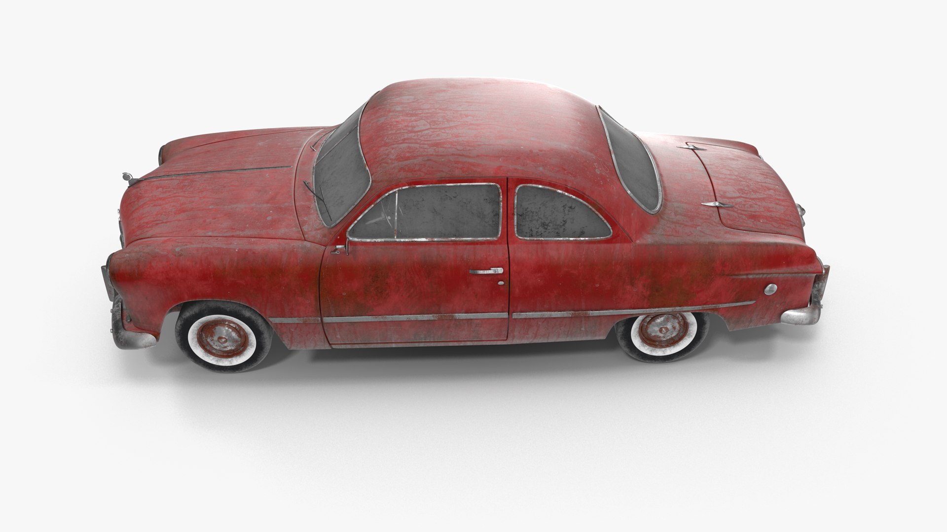 3D Rusty Club Coupe - TurboSquid 1502587