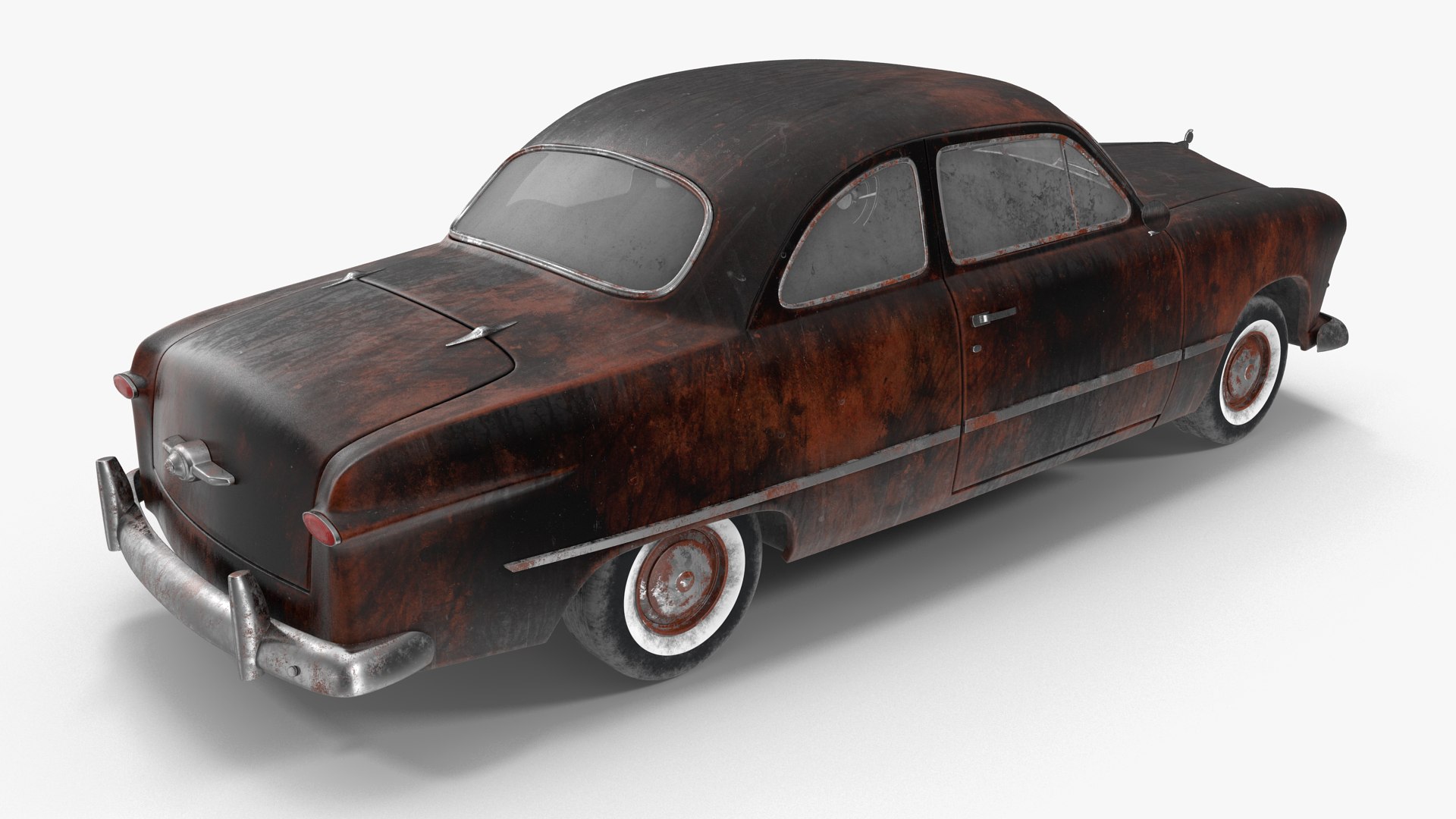 3D Rusty Club Coupe - TurboSquid 1502587