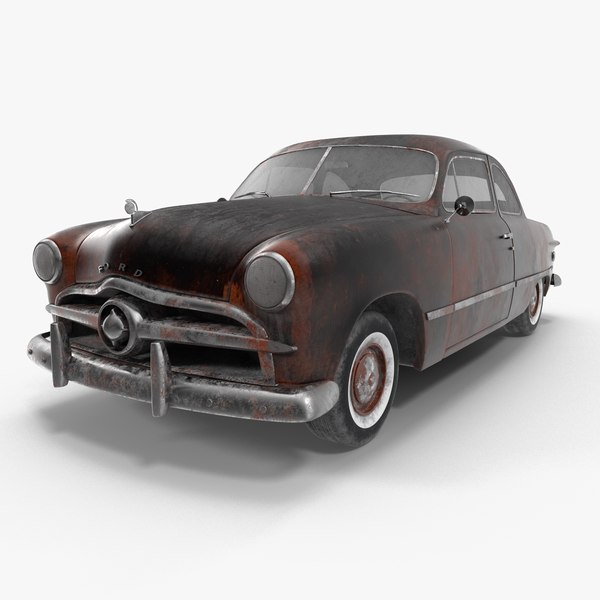 3D rusty club coupe - TurboSquid 1502587