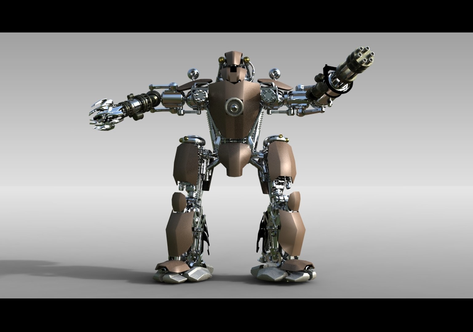 Hi Tech Robot 3d Max