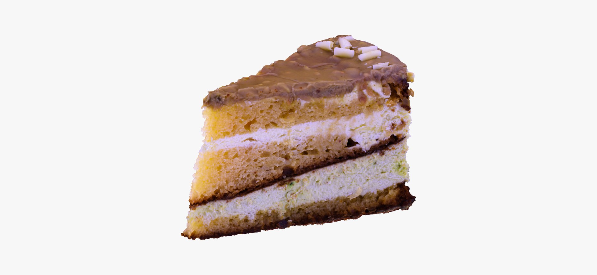 3D Cake Piece 01 Bitten Model - TurboSquid 1647975