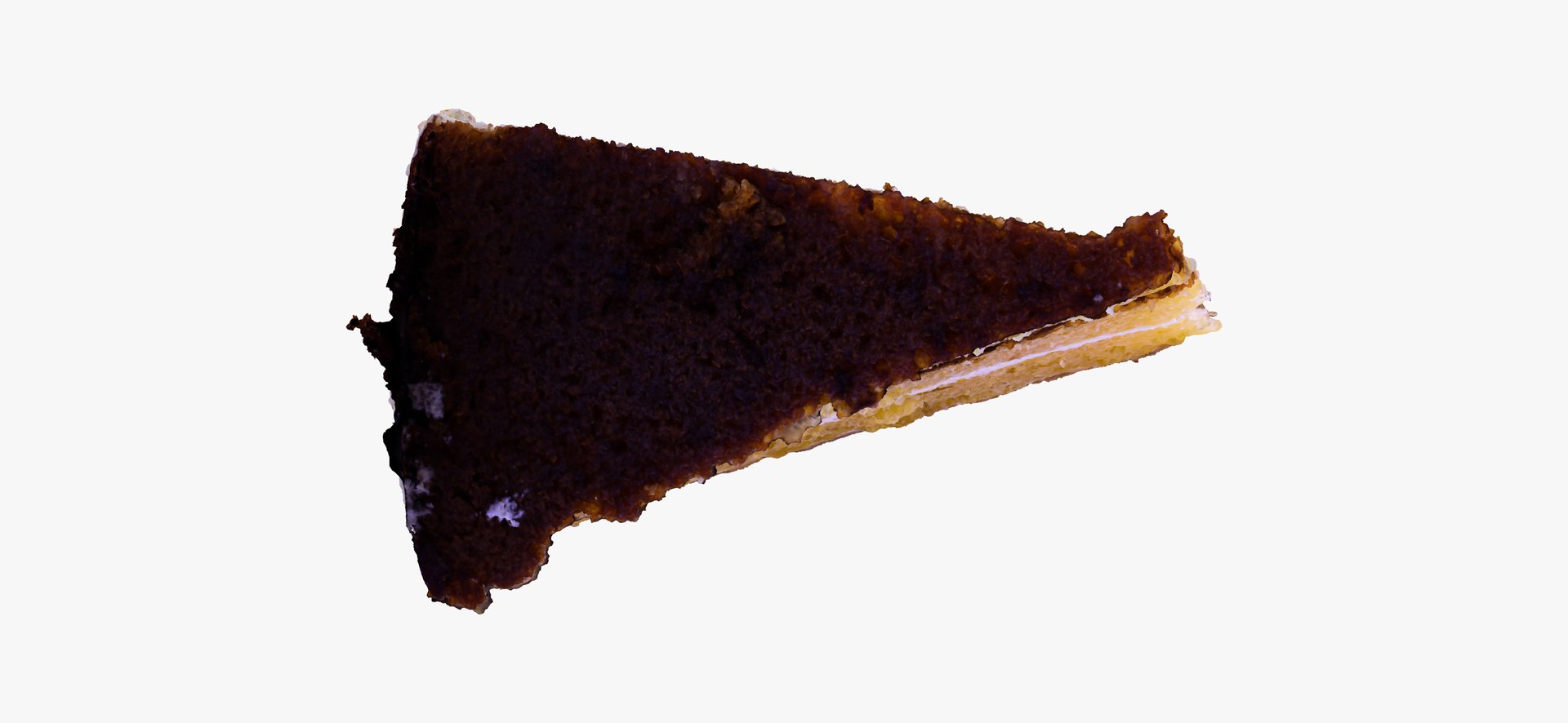 3D Cake Piece 01 Bitten Model - TurboSquid 1647975