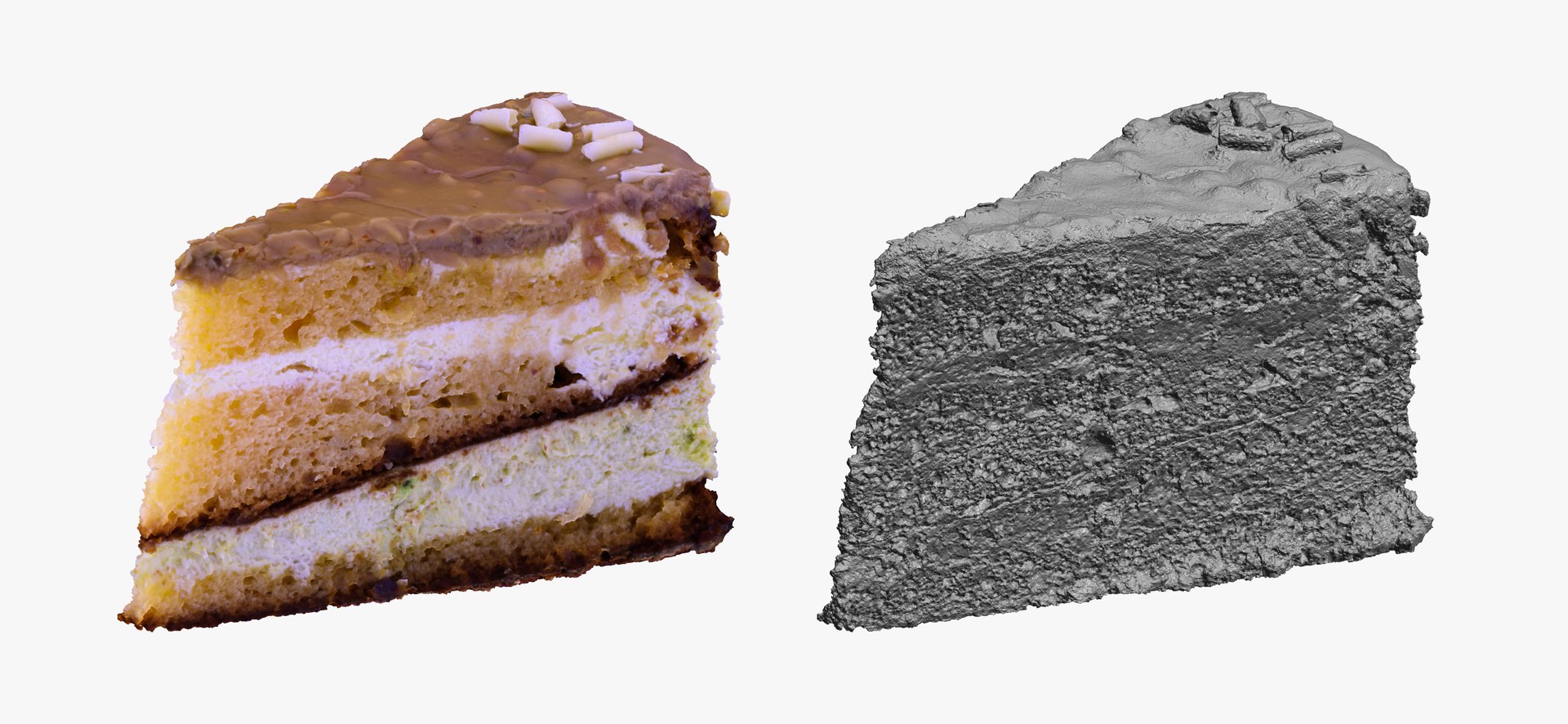 3D Cake Piece 01 Bitten Model - TurboSquid 1647975