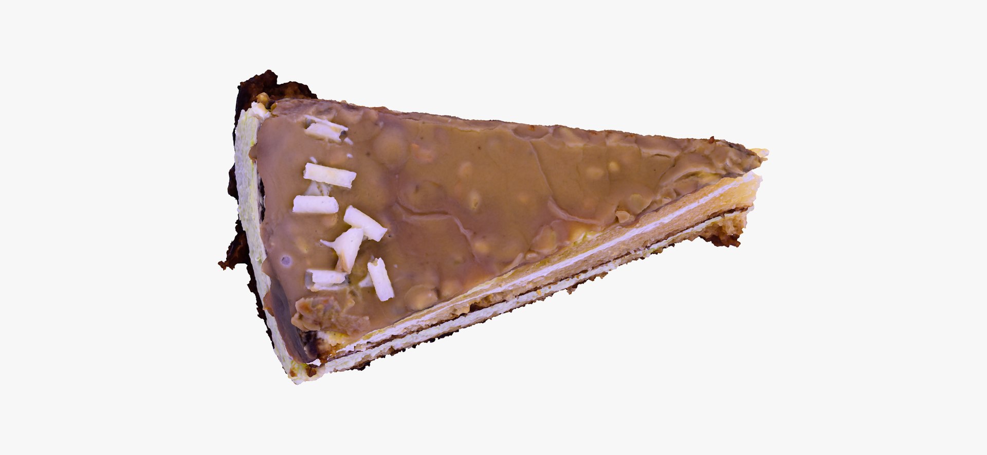 3D Cake Piece 01 Bitten Model - TurboSquid 1647975