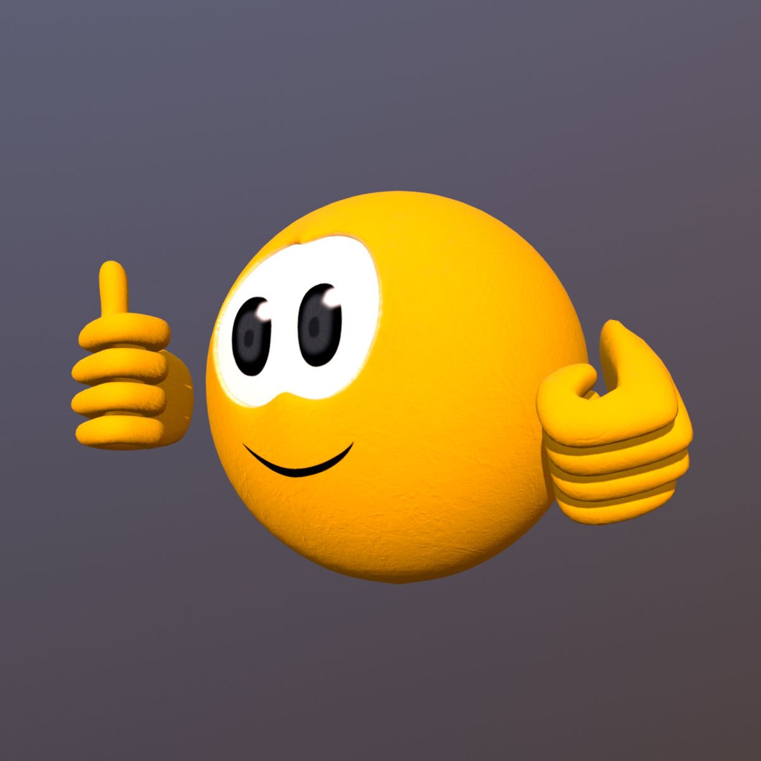 Emoji Emoticons 3D Model - TurboSquid 1279120