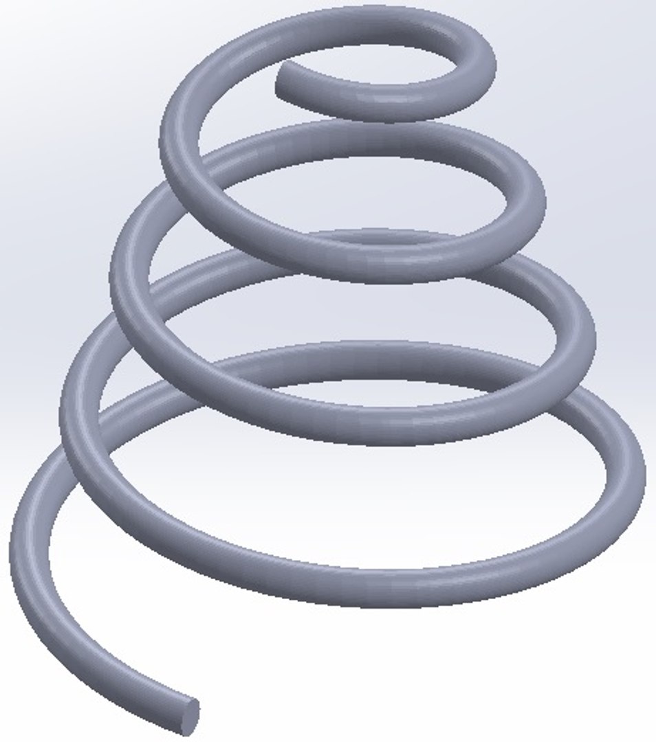 Conic Spring Model - TurboSquid 1453633