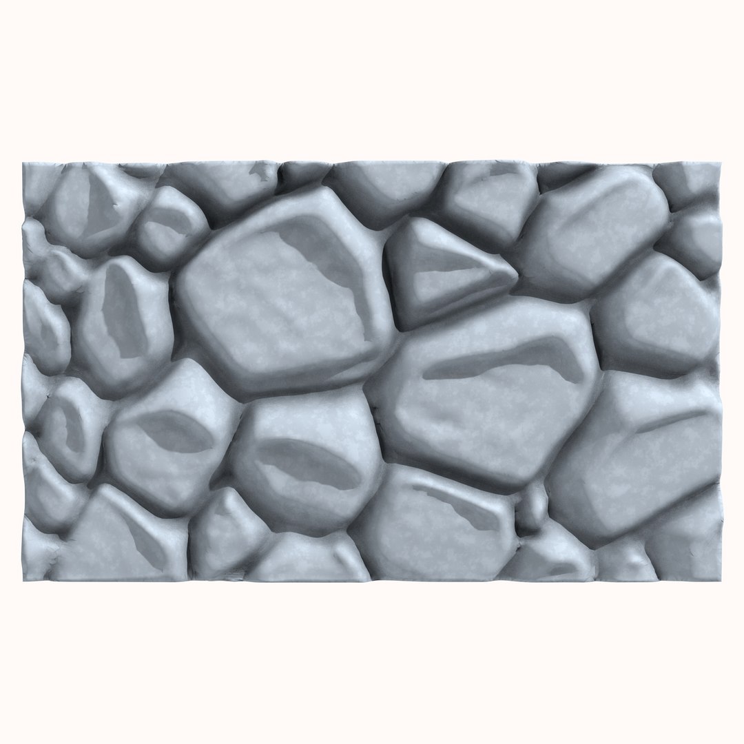 3D Stone Wall 177 Model - TurboSquid 2386089