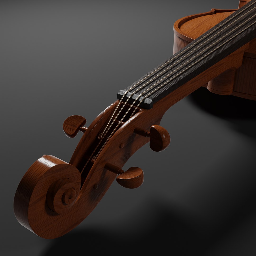 Violin 3D 3D Model - TurboSquid 1908445