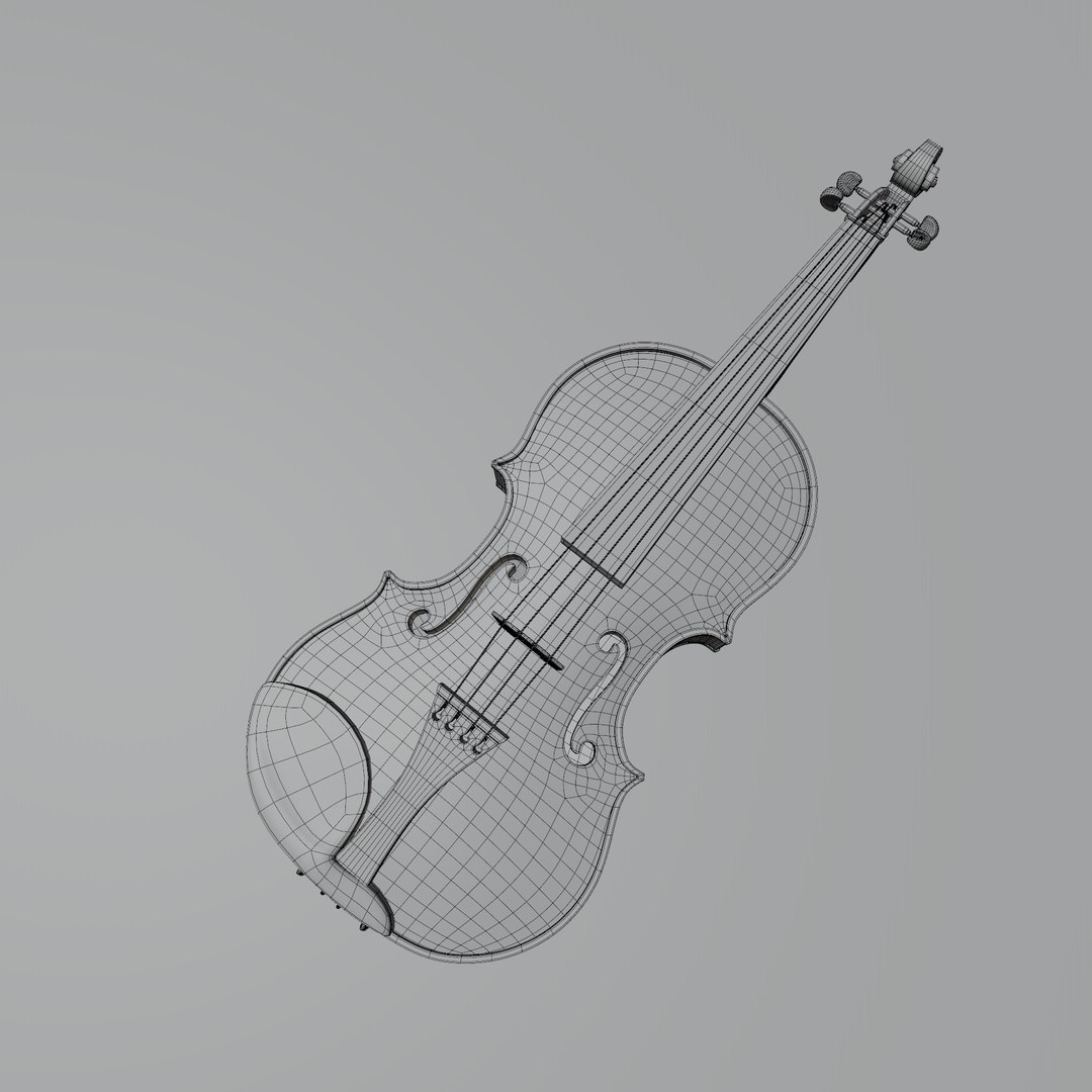 Violin 3D 3D Model - TurboSquid 1908445