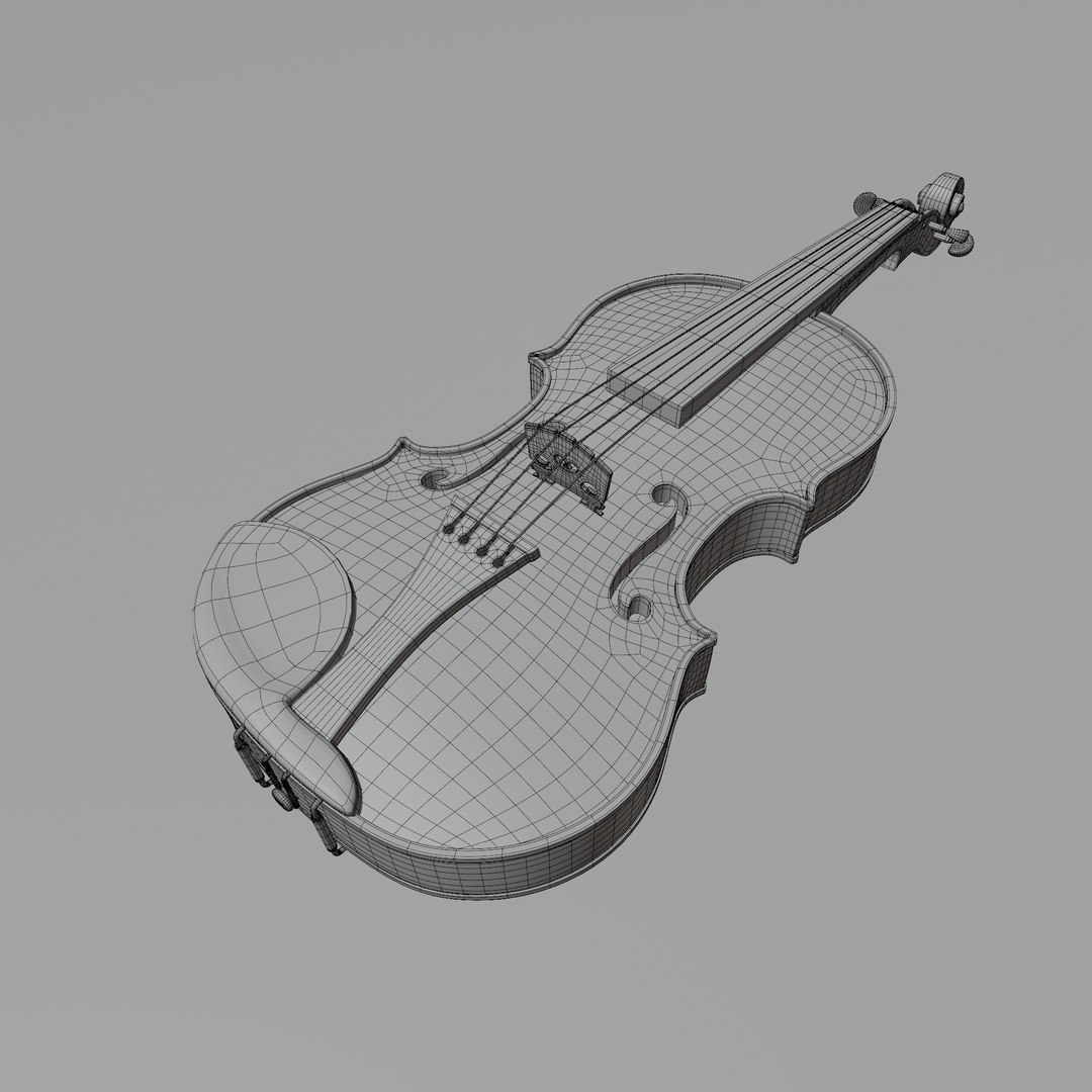 Violin 3D 3D Model - TurboSquid 1908445