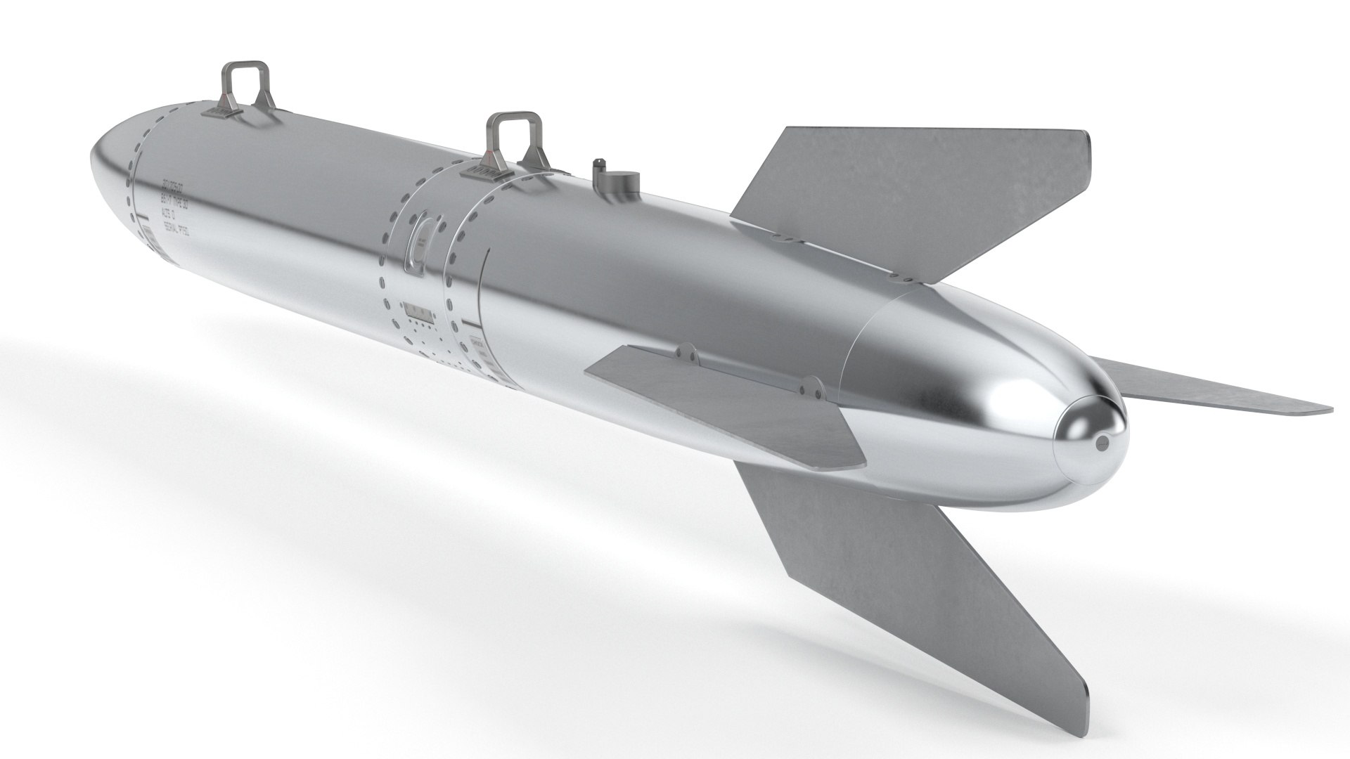 3D B61 Silver Bullet Fusion Bomb - TurboSquid 2007401