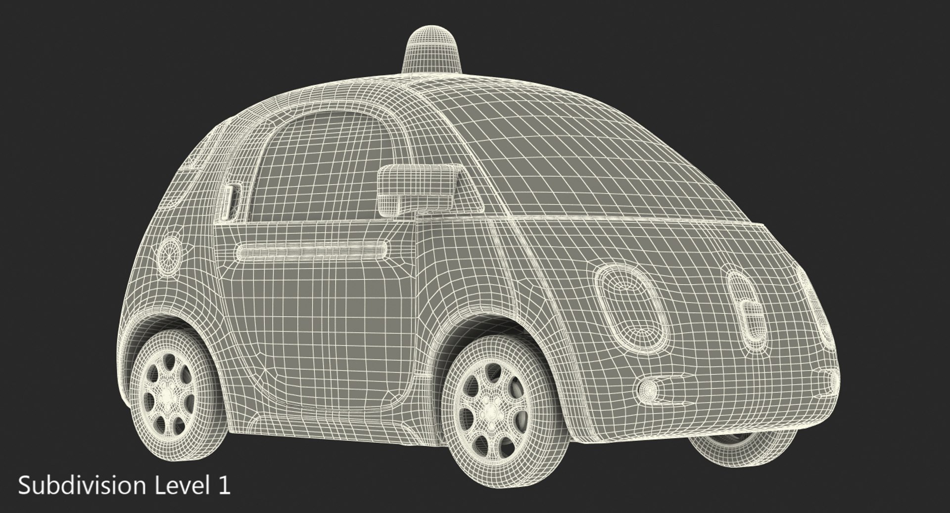 3D Waymo Self Driving Car - TurboSquid 1264952