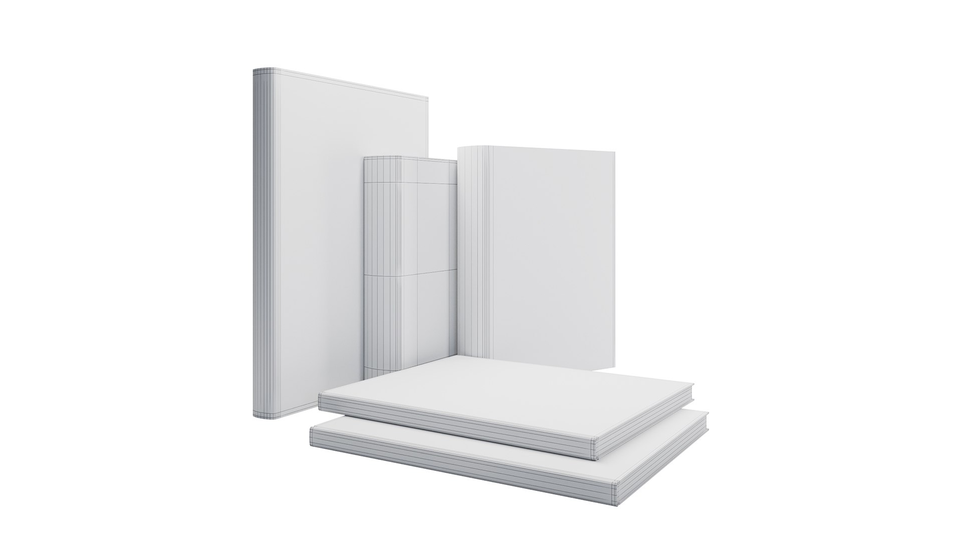 3D Books Set 6 - TurboSquid 1980161