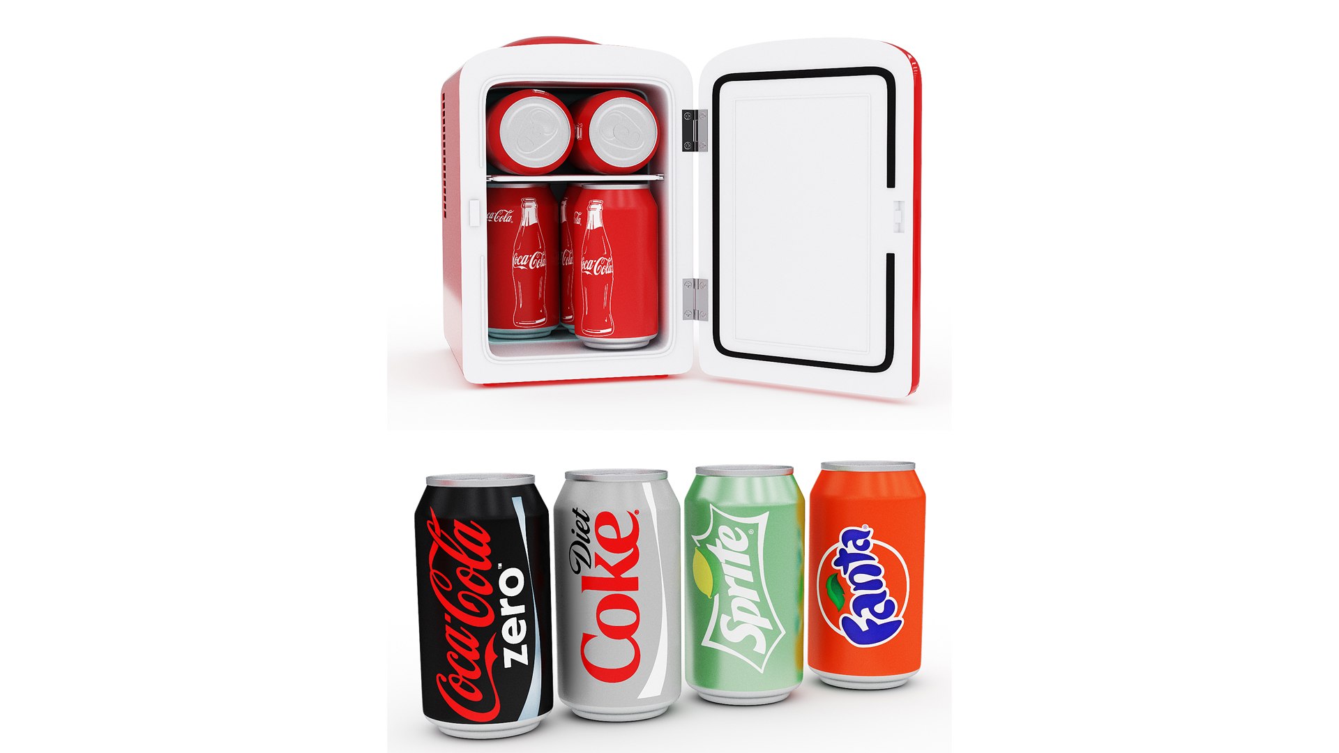 Mini fridge 3D model - TurboSquid 1650990