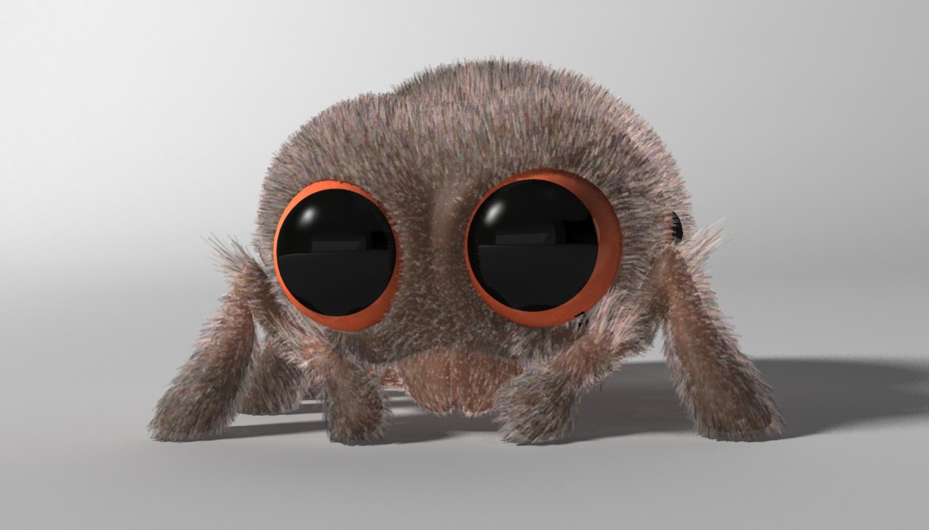 Cute Cartoon Spider Rigged 3D Model - TurboSquid 1518088