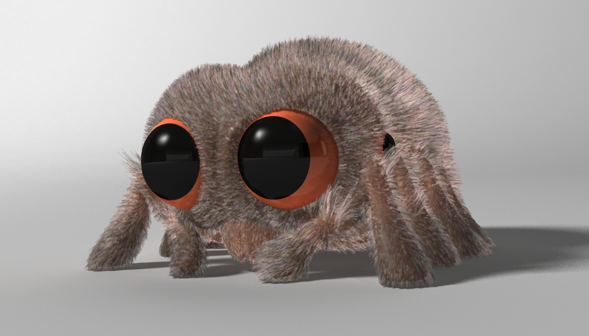Cute Cartoon Spider Rigged 3D Model - TurboSquid 1518088