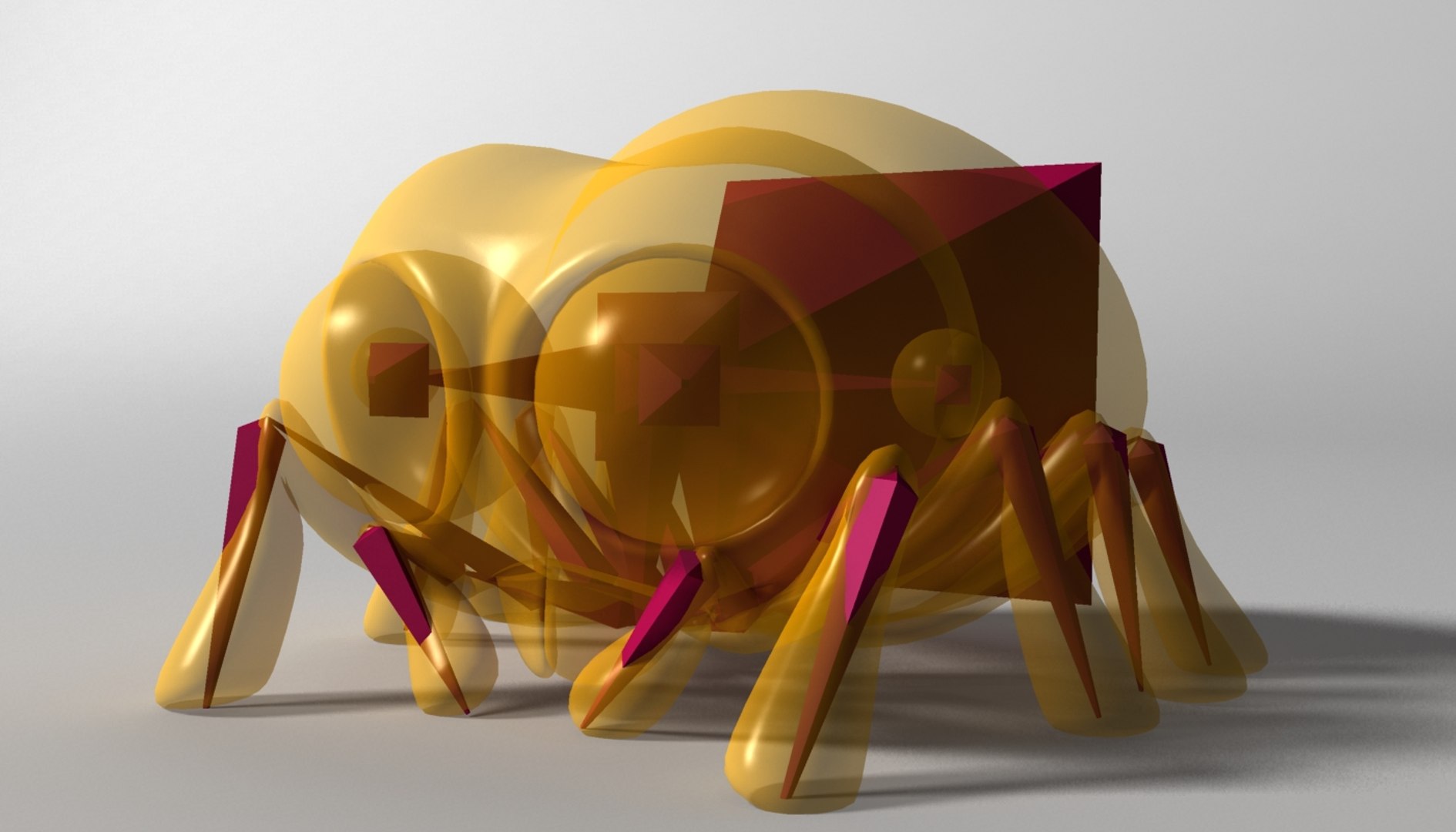 Cute Cartoon Spider Rigged 3D Model - TurboSquid 1518088