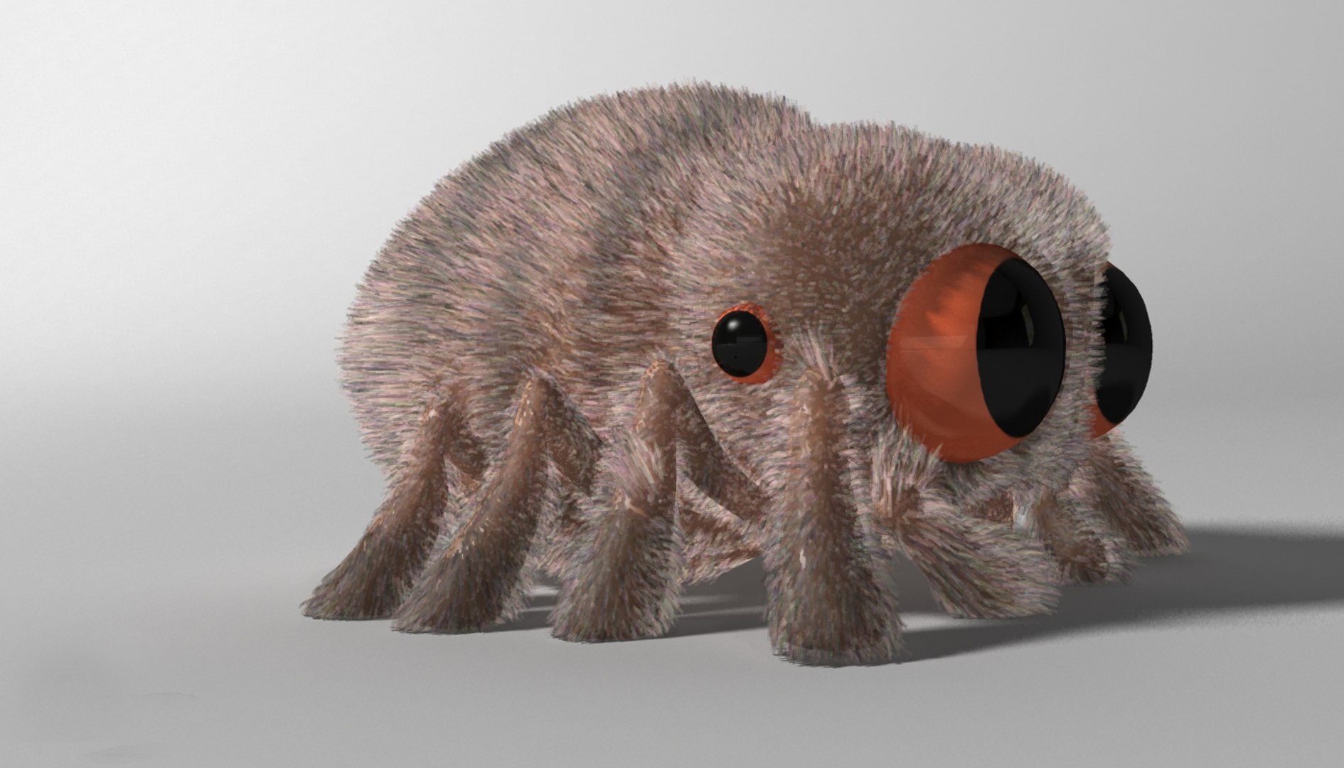 Cute Cartoon Spider Rigged 3D Model - TurboSquid 1518088