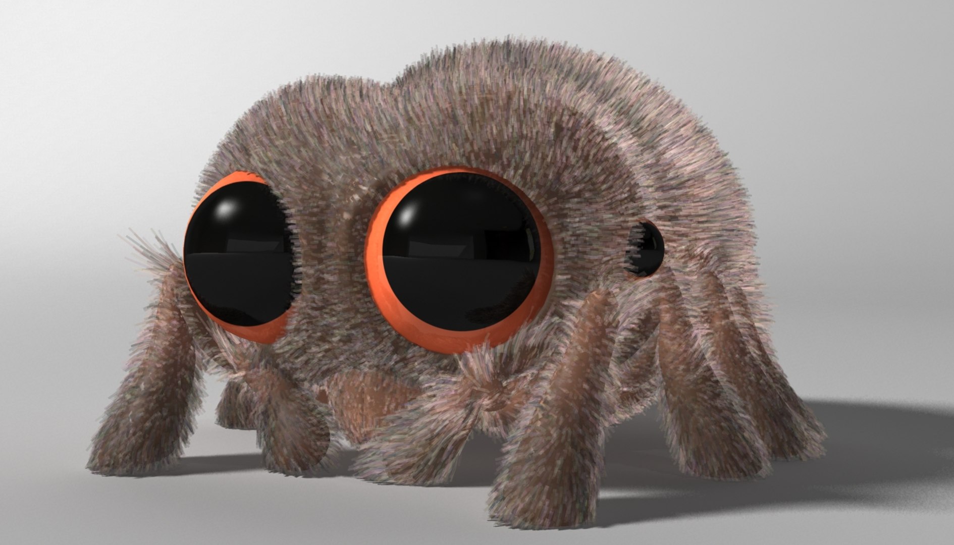 Cute Cartoon Spider Rigged 3D Model - TurboSquid 1518088