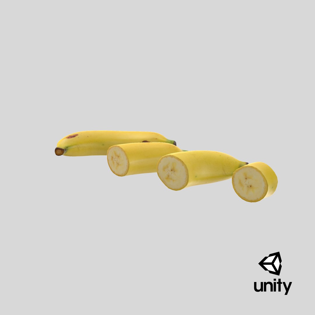 3D Banana Set - TurboSquid 1833123
